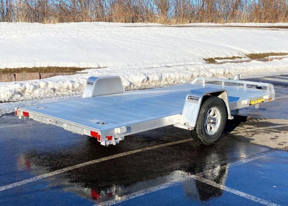 New Aluma 8214H Heavy Duty Aluminum Trailer - Tuck Under Ramps - 5200 ...