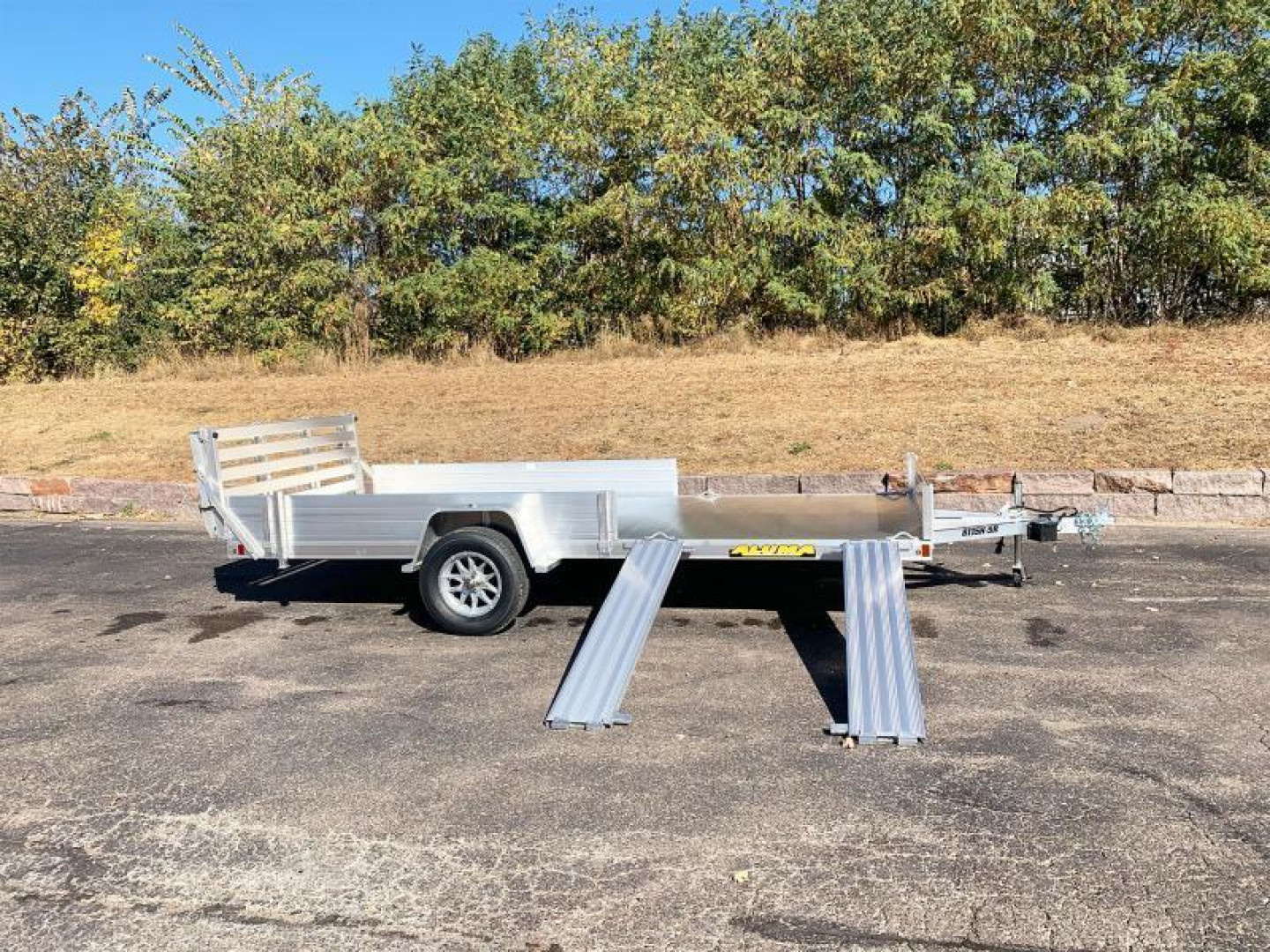 New Aluma 8115H SR Aluminum ATV Trailer - Bi-Fold Ramp! for sale in ...