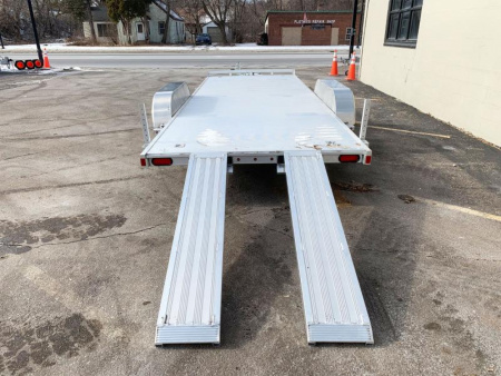 New Aluma 8220 Aluminum Utility Trailer - Tuck Under Ramps for sale in ...