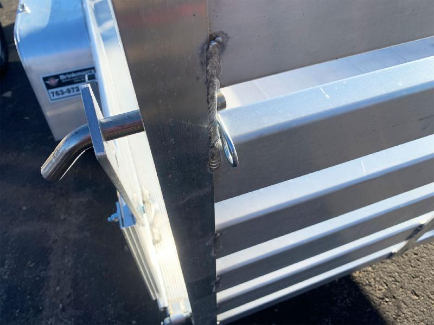 New Aluma 6310 ESA Open Utility Trailer w/ Full Rear Ramp -12" solid ...