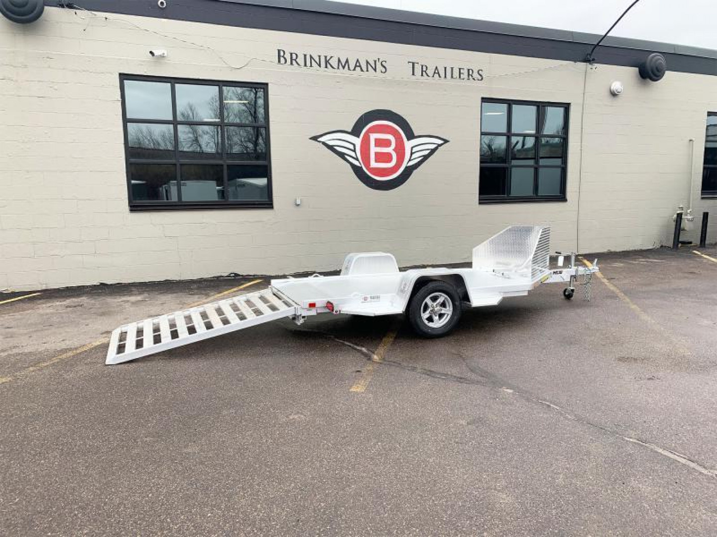 New Aluma MC10 Aluminum Trailer - The Ultimate Single Place Motorcycle ...