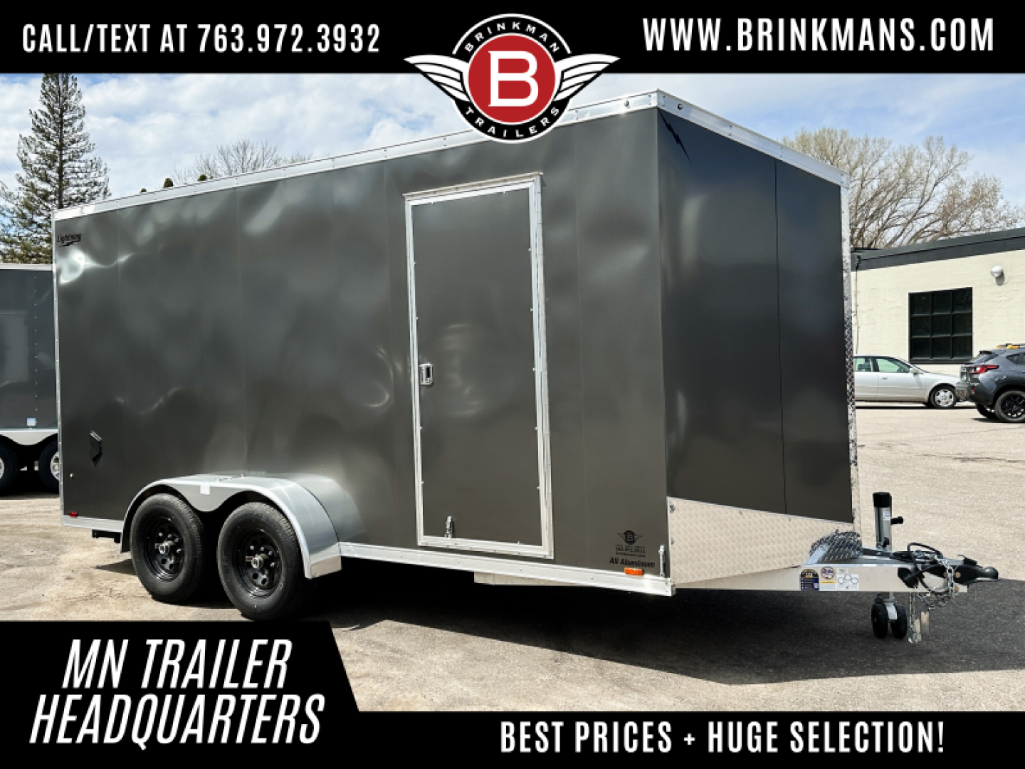 New Lightning 7x16 Aluminum Enclosed Trailer - Rear ramp door! for sale ...