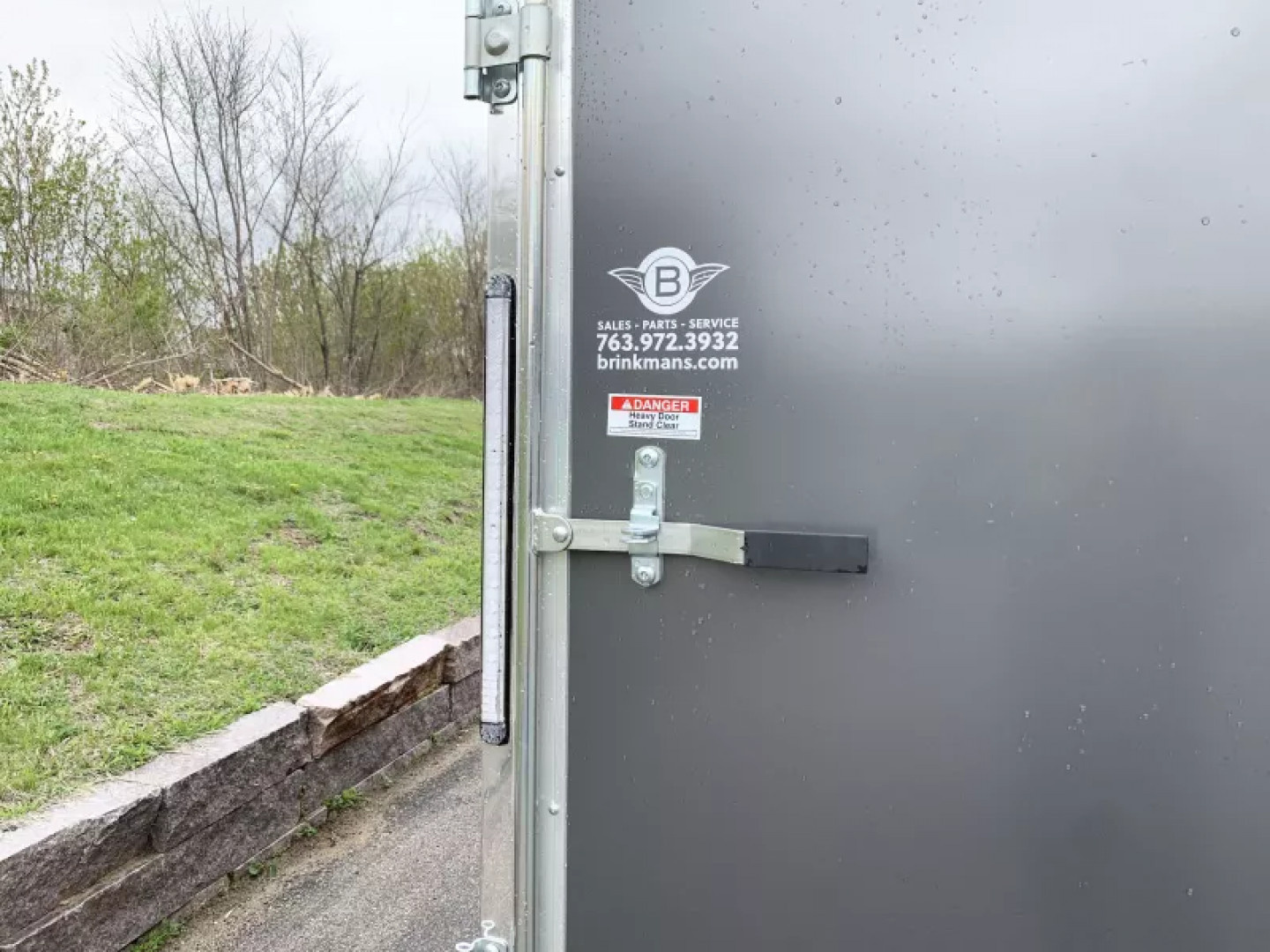 New Formula 7x16 Triumph Enclosed Aluminum Trailer - 7' Int. - Rear ...
