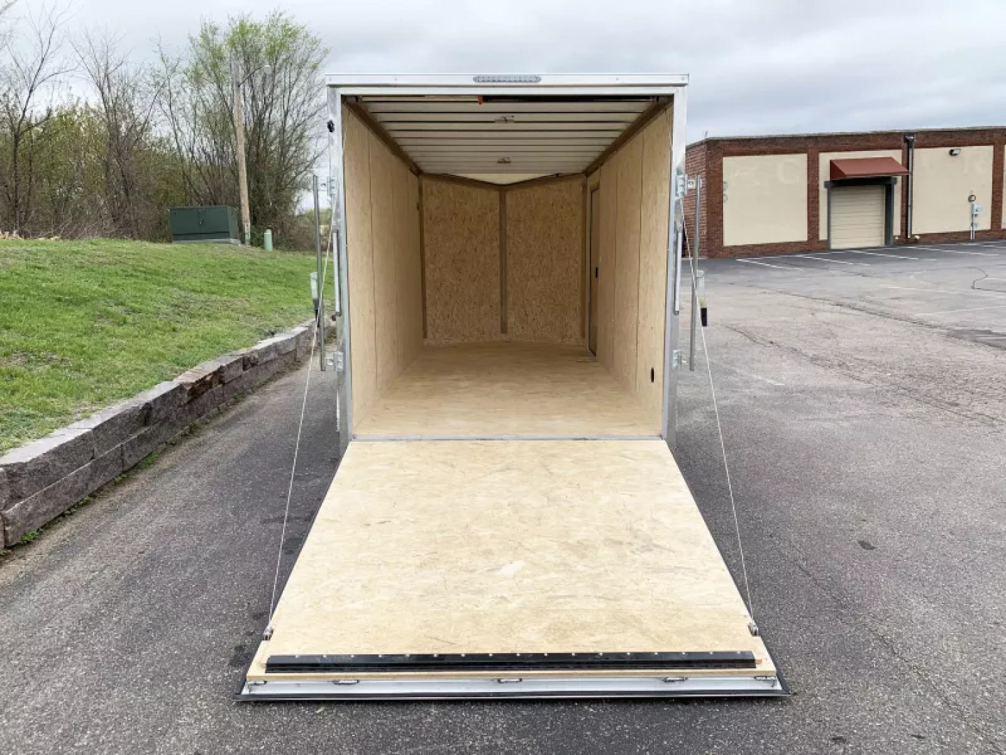 New Formula 7x16 Triumph Enclosed Aluminum Trailer - 7' Int. - Rear ...