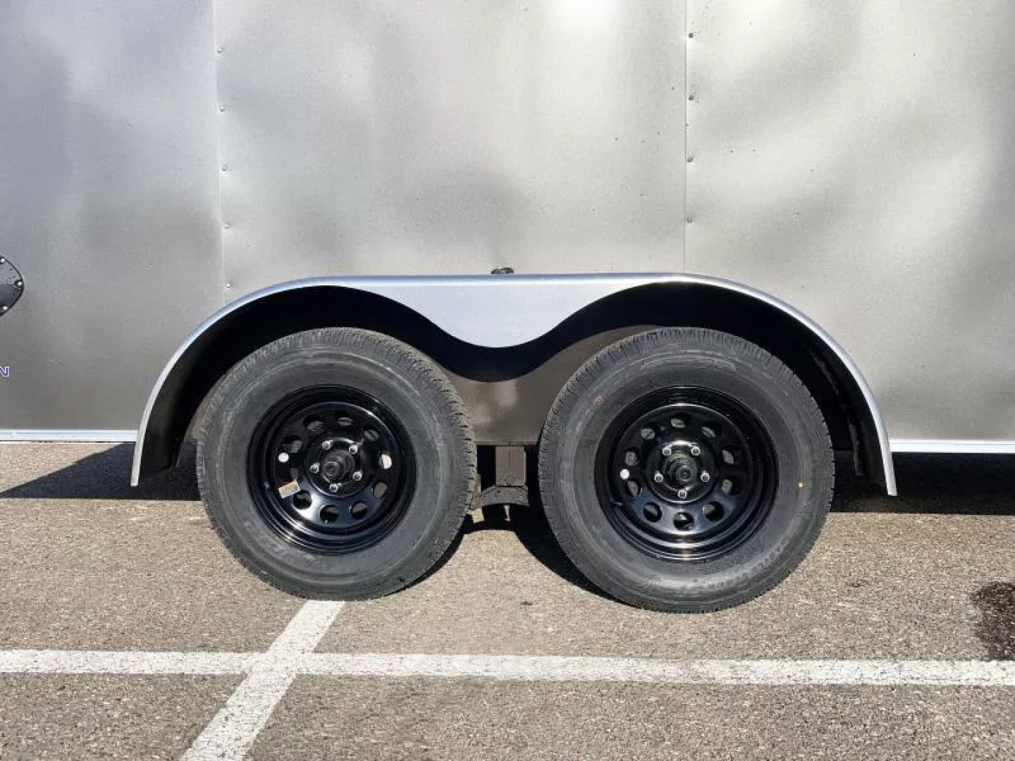 New American Hauler 7x16 Tandem Enclosed Cargo Trailer - Double Rear ...