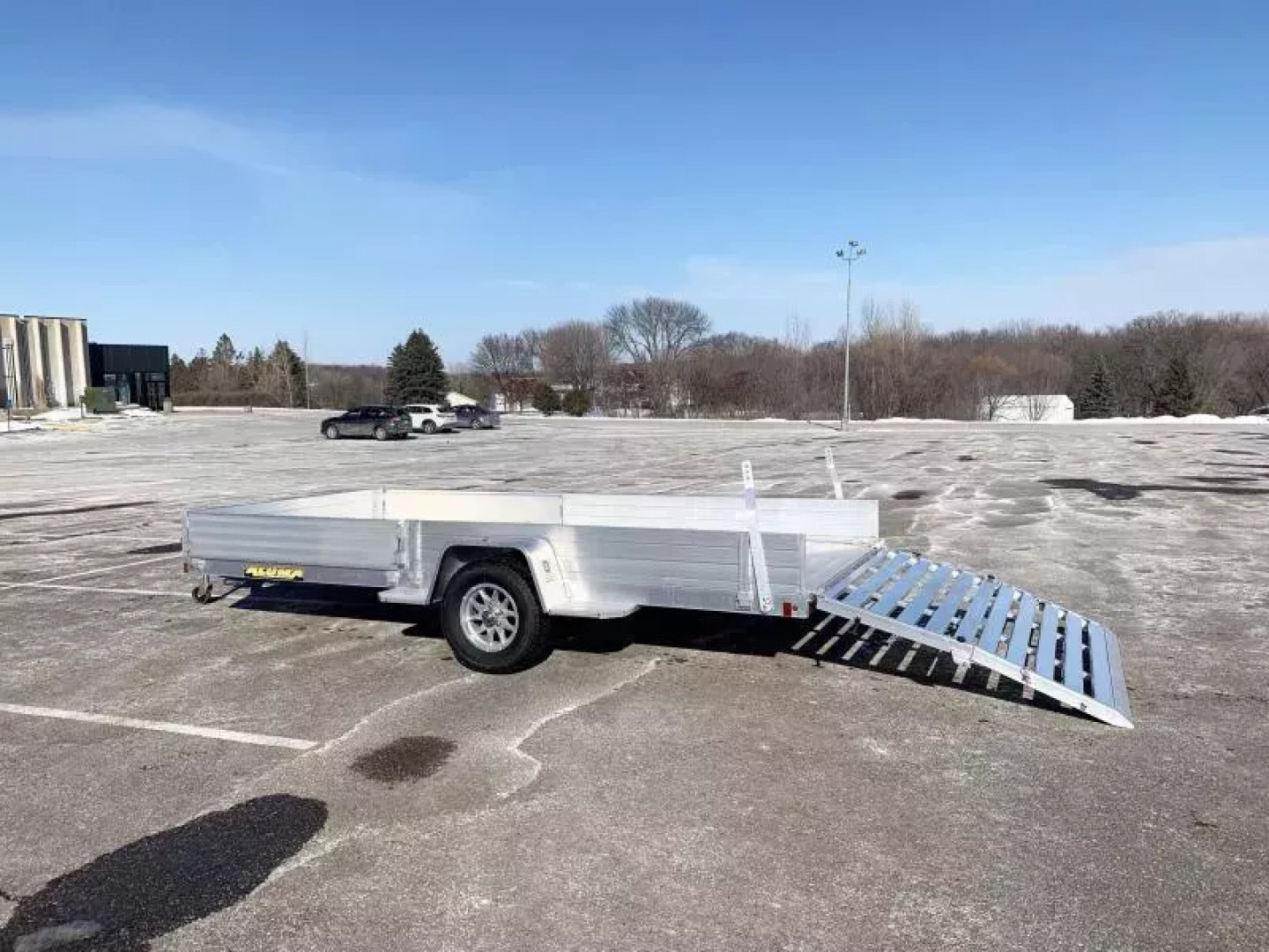 New Aluma 8114SR Aluminum ATV Trailer - Side Ramps for sale in Delano, MN