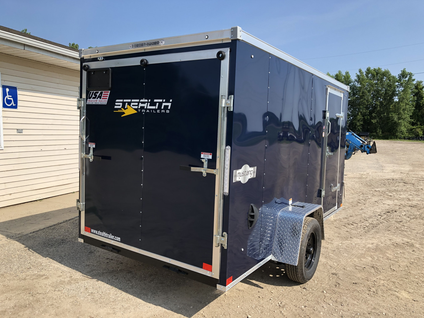New 2025 Stealth Trailers 6X12 W/ RAMP DOOR Cargo / Enclosed Trailer