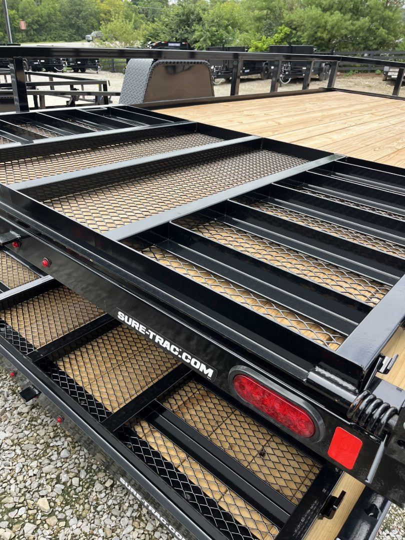 New 2025 Sure-Trac 6 x 12 Tube Top Utility 3K Idler Utility Trailer