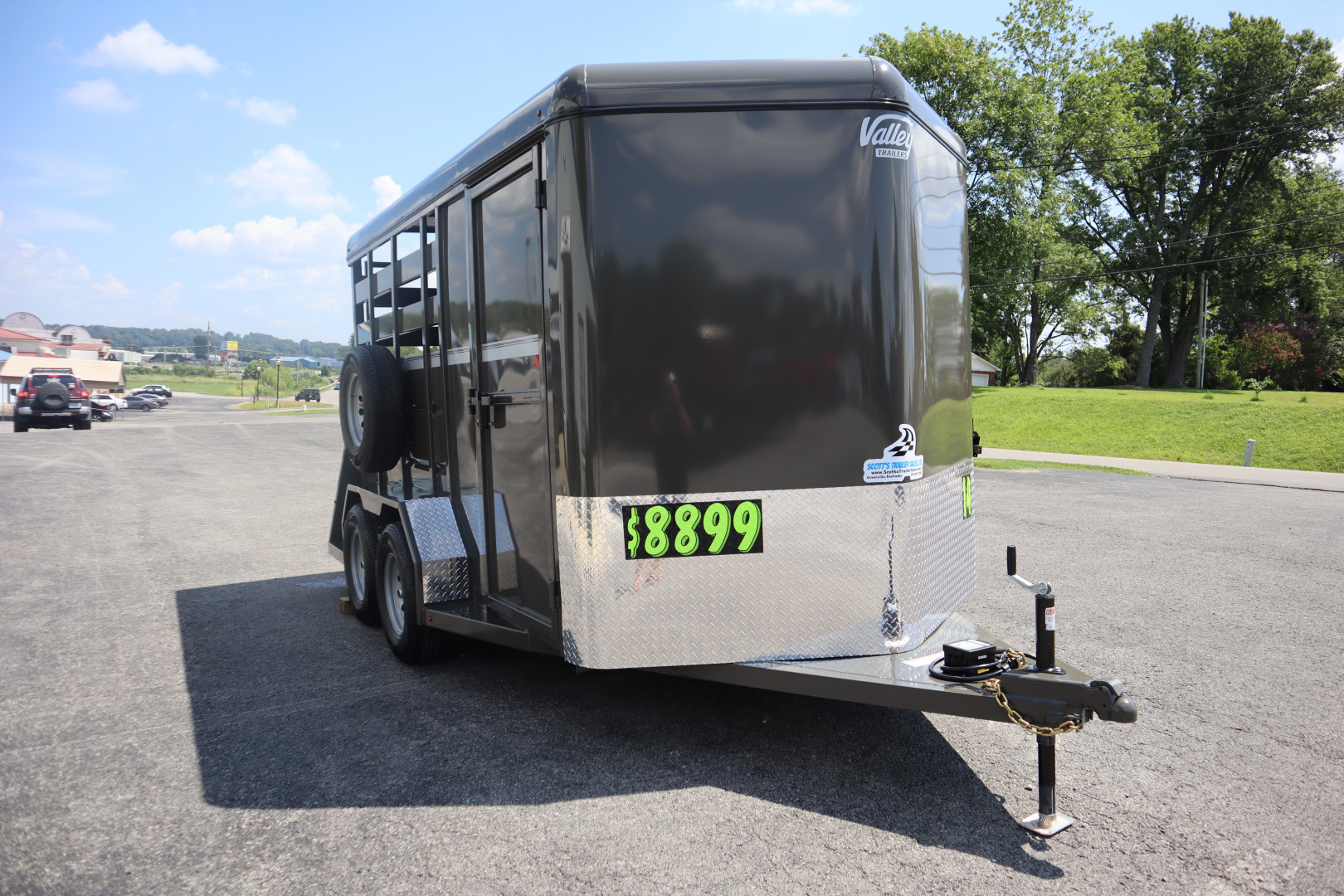 New 2026 Valley Trailers 2-Horse Economy Slant 14' x 6'8" x 7' (2800 ...