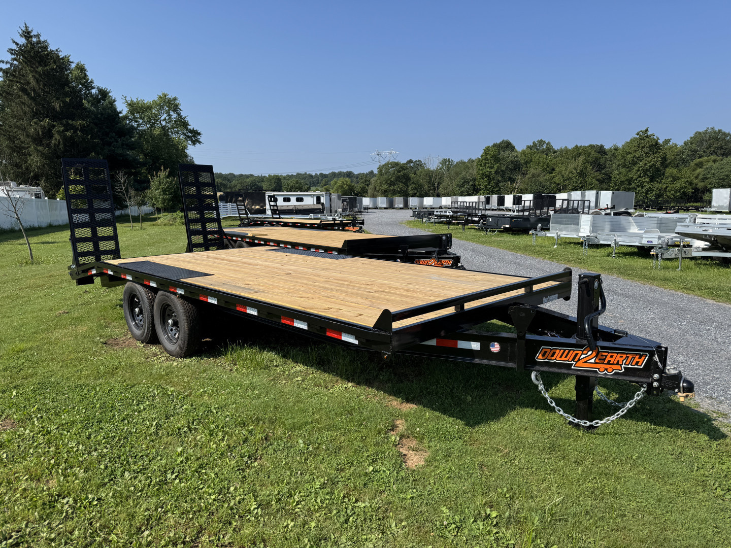 New 2025 Down 2 Earth 20FT 14K Deckover Equipment Trailer