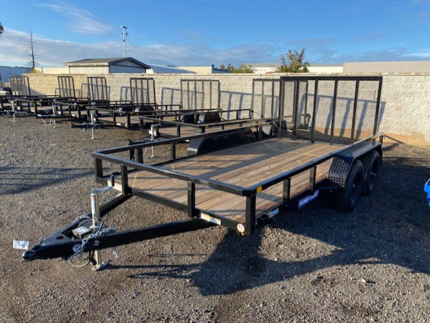 New 7x14 Tandem Axle 7K Tube Top Utility Trailer for sale in Sacramento, CA