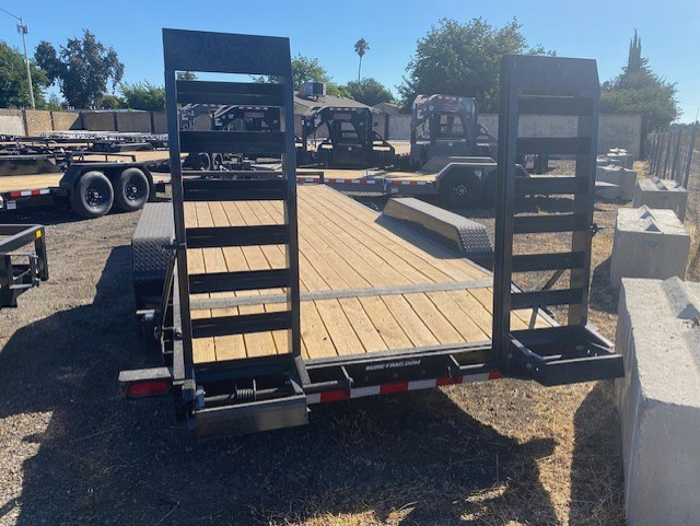 New 7x18(16+2) Tandem Axle 14K C Channel Equipment Trailer for sale in ...