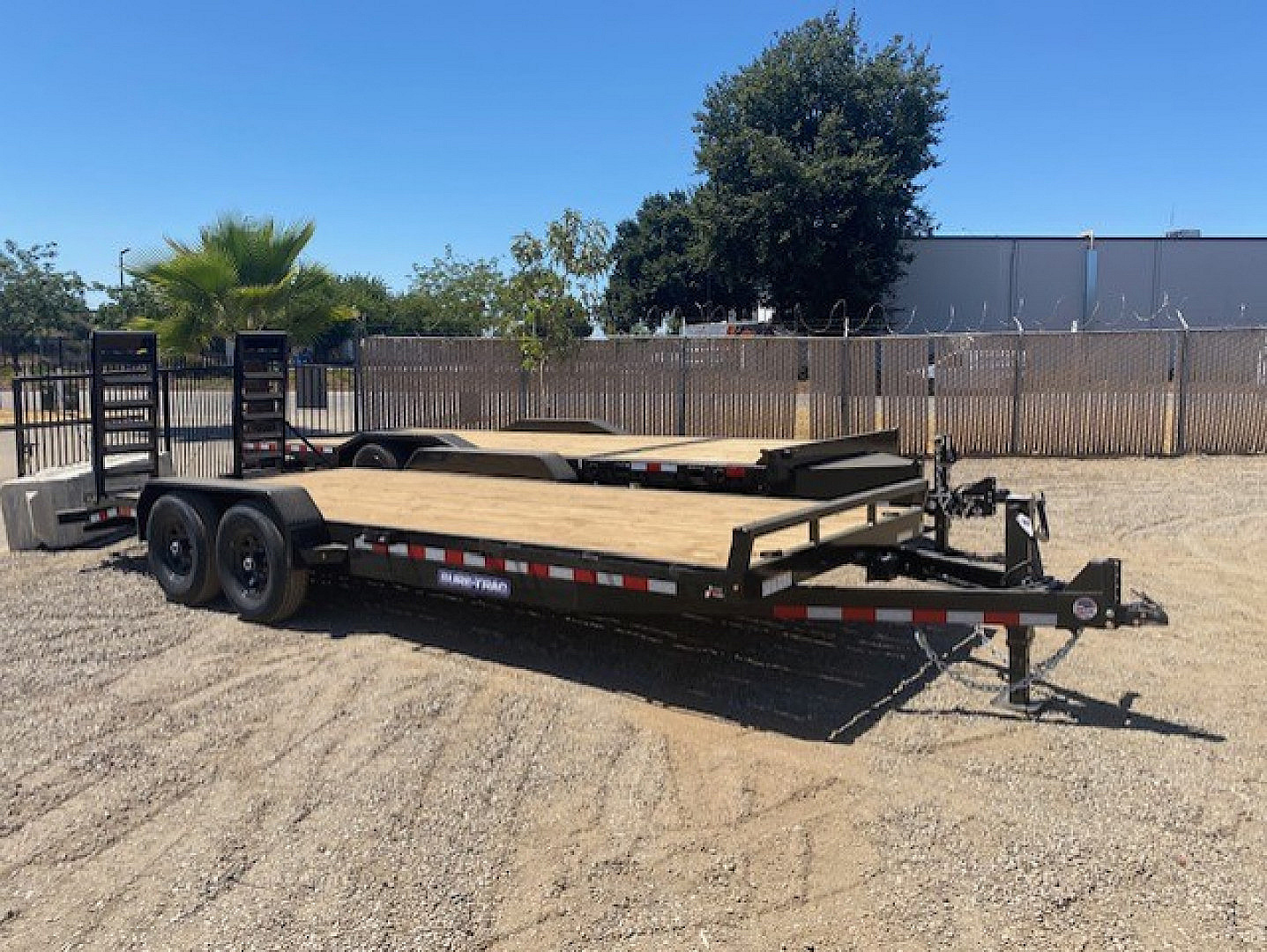 New 7x20 (18+2) Tandem Axle 14K C Channel Equipment Trailer for sale in ...