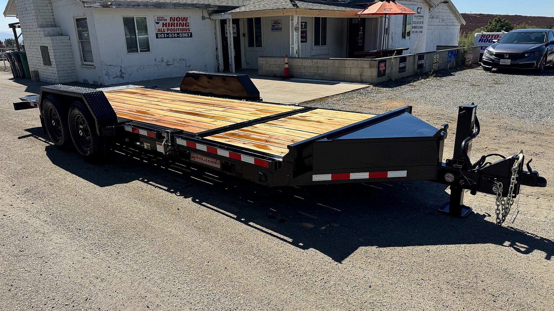 New 83"x20 Tandem Axle 15.4K Tilt Trailer for sale in Murrieta, CA