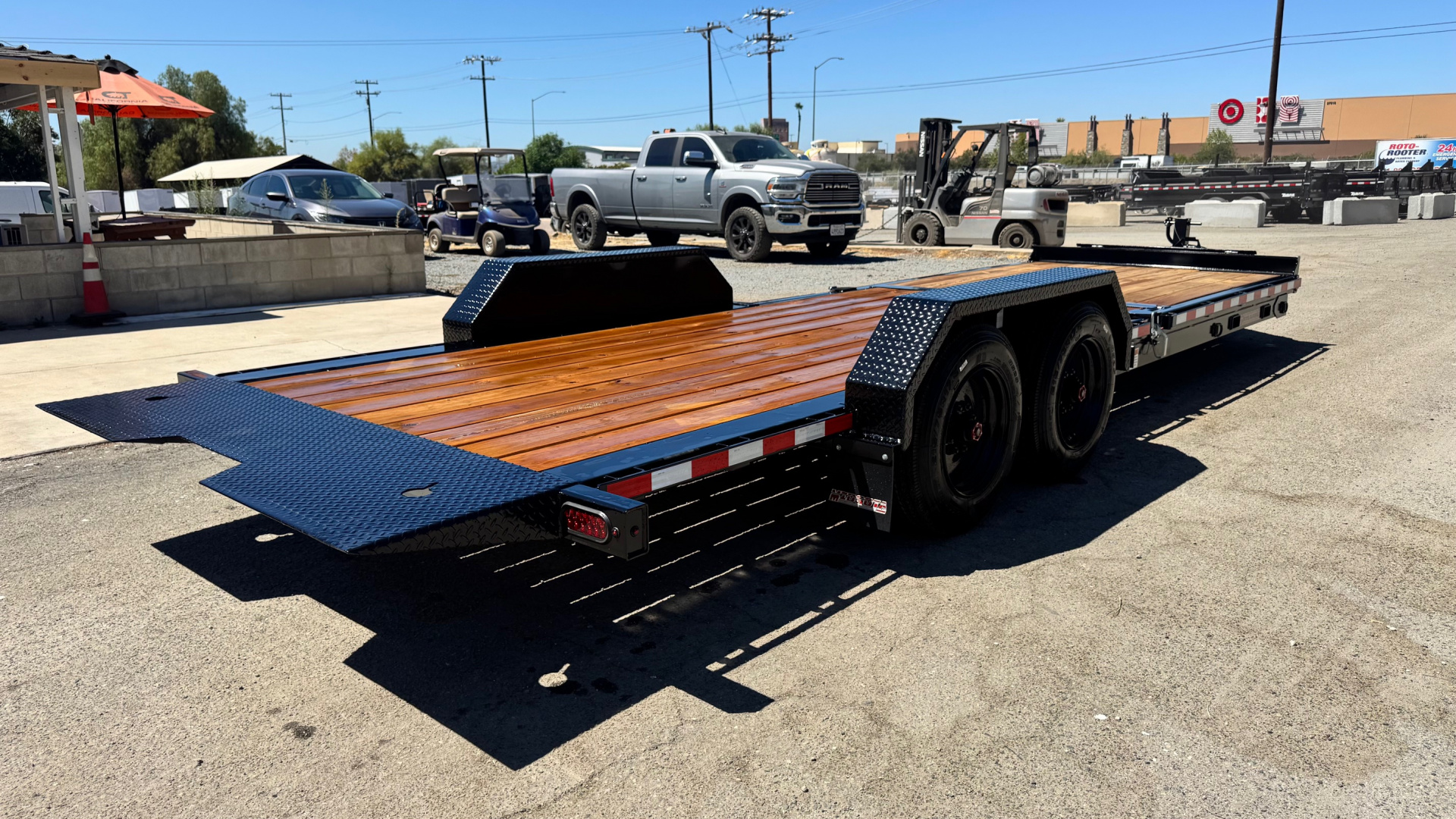 New 83"x24 Tandem Axle 17.6K Tilt Trailer for sale in Murrieta, CA