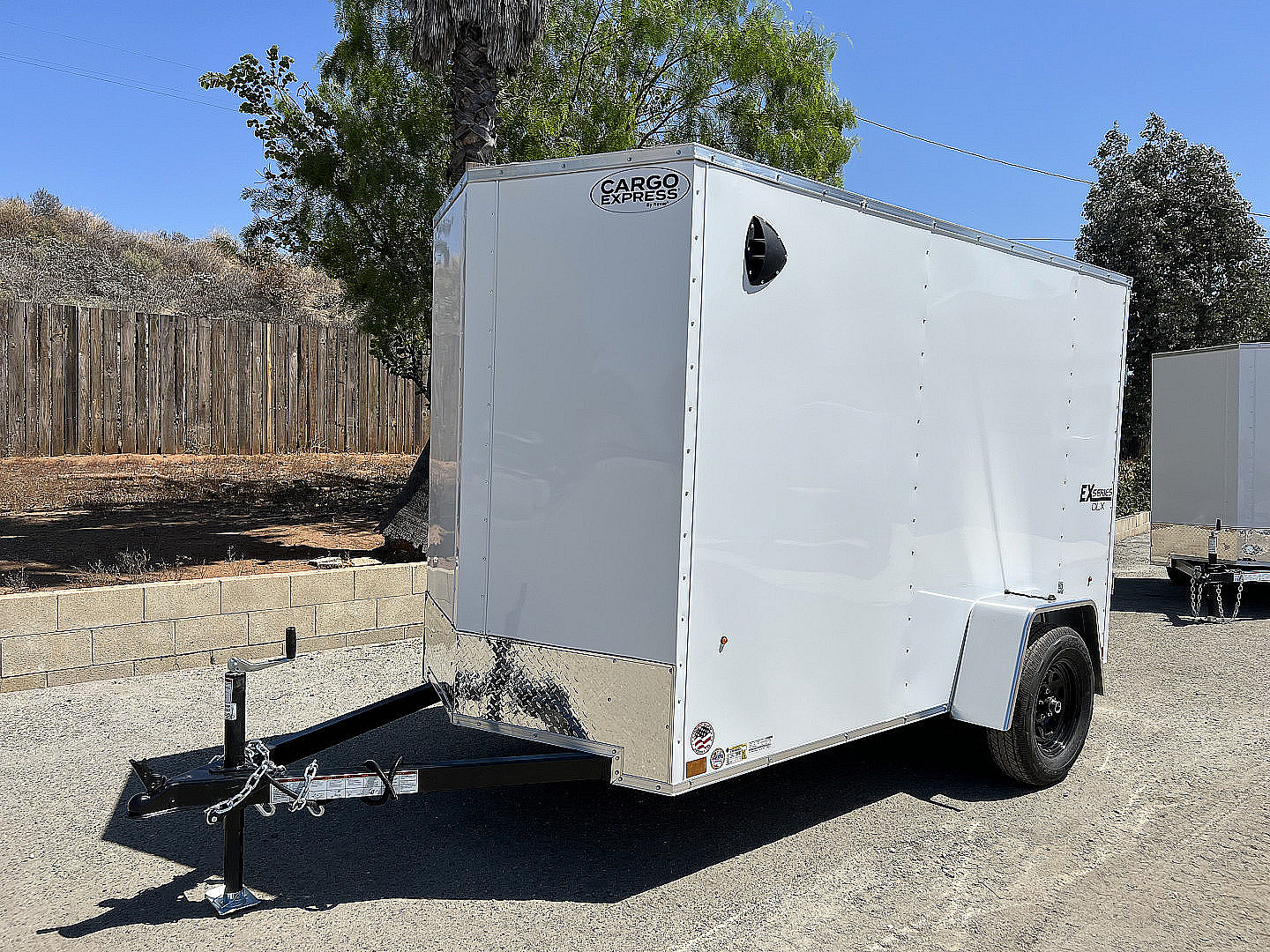 New 5x10 Single Axle 3K Enclosed Trailer