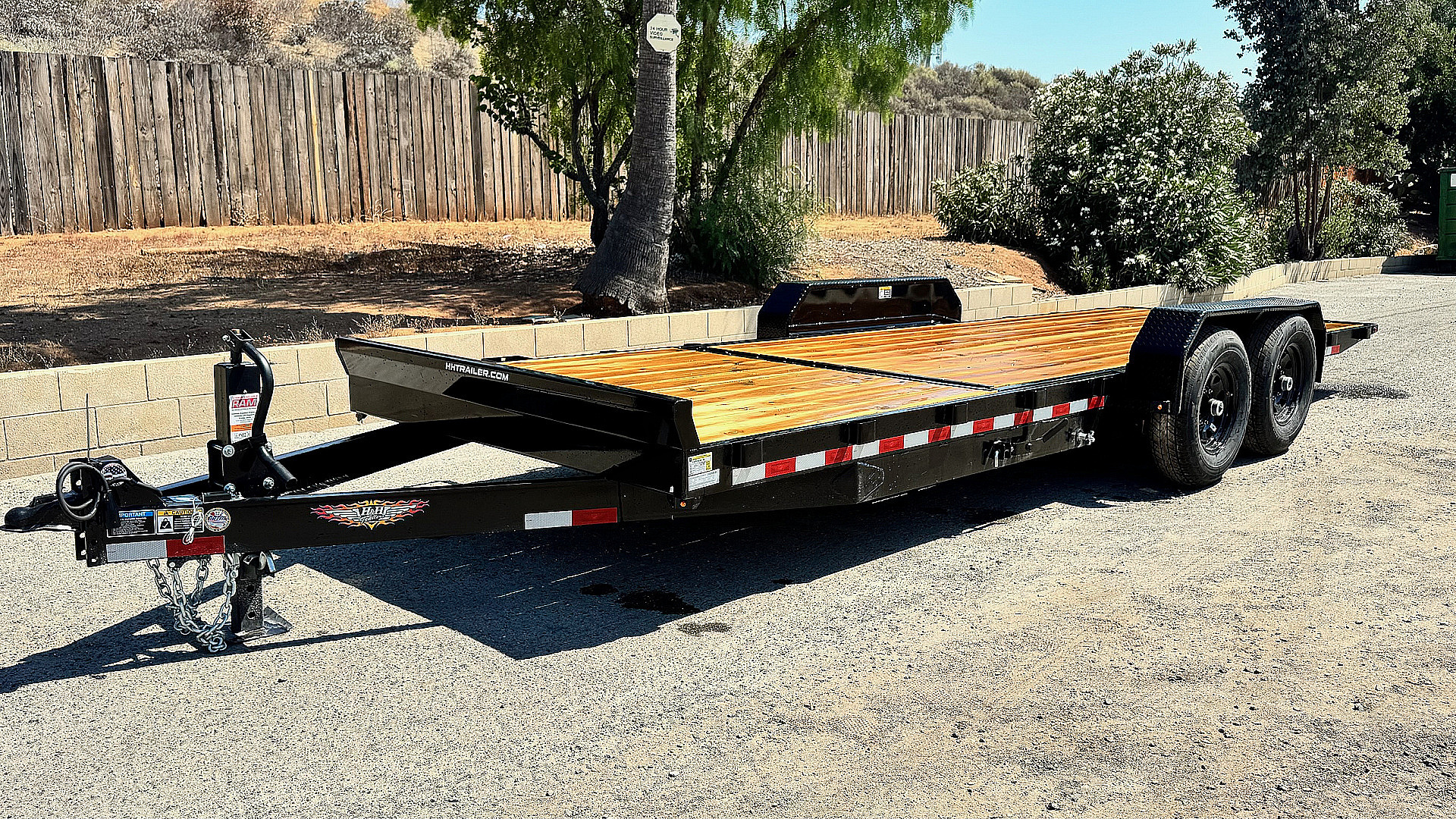 New 7X22 Tandem Axle 14K Tilt Trailer for sale in Murrieta, CA