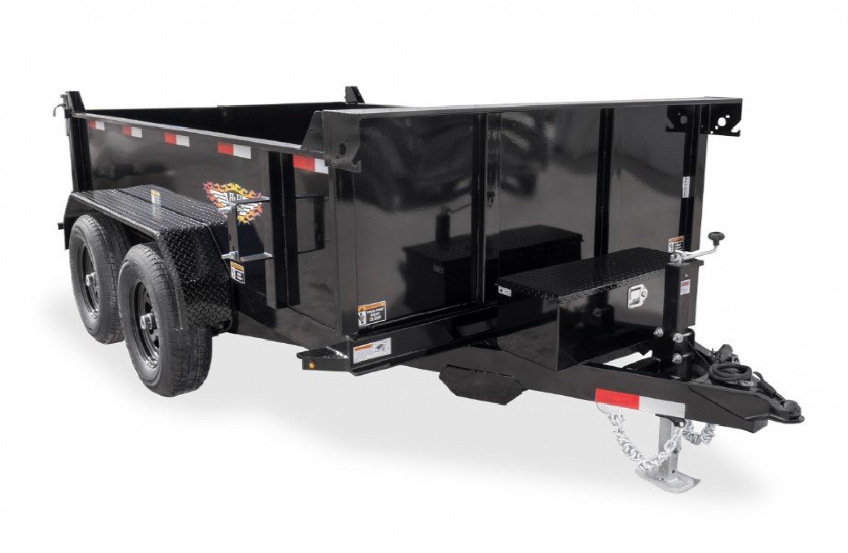 New 2025 H and H Trailer 83x16 Industrial Dump Trailer 14K Scissor