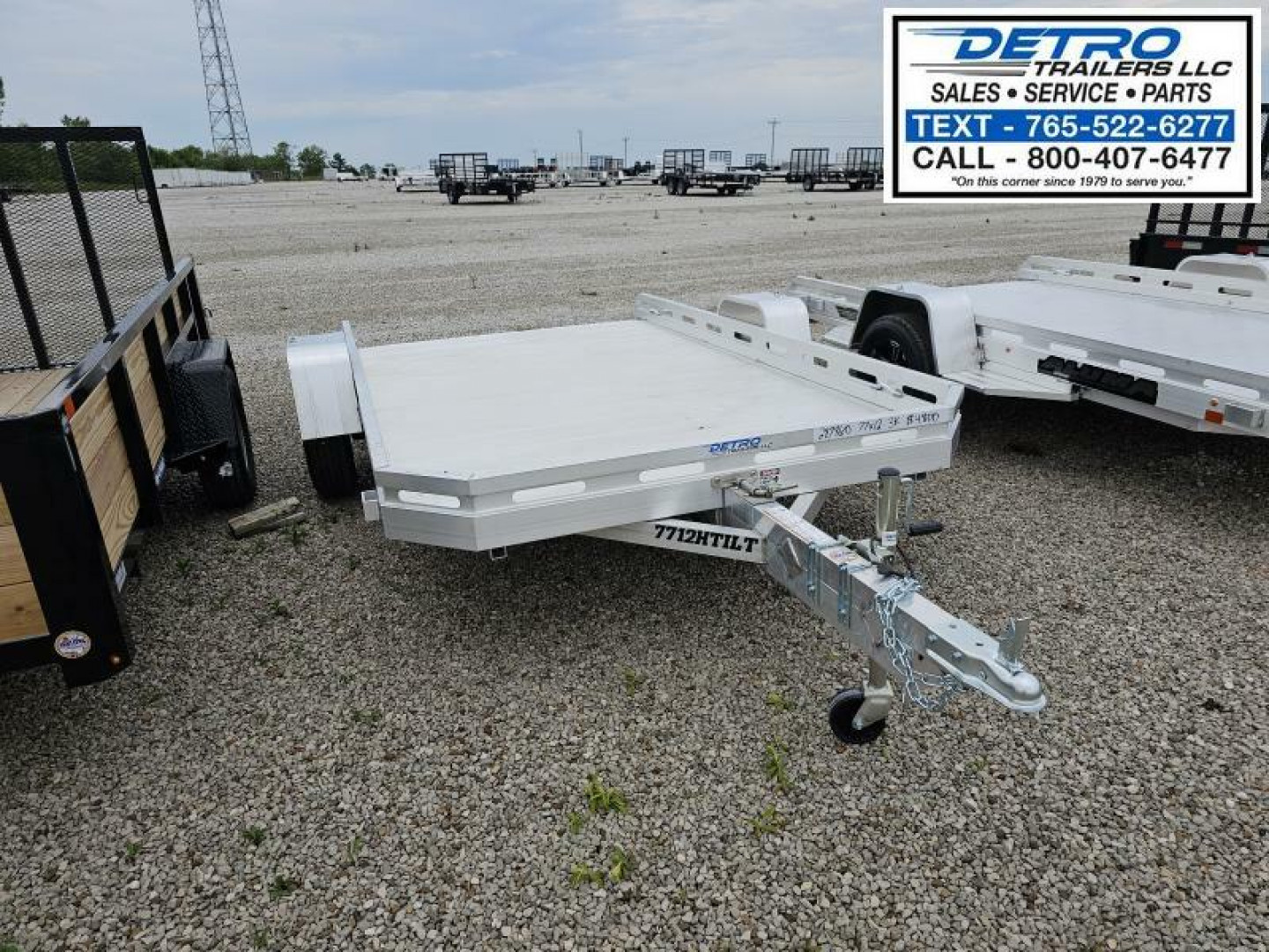 New 2025 Aluma 7712H-TILT-S 3K Torsion Tilt Utility Trailer for sale in ...