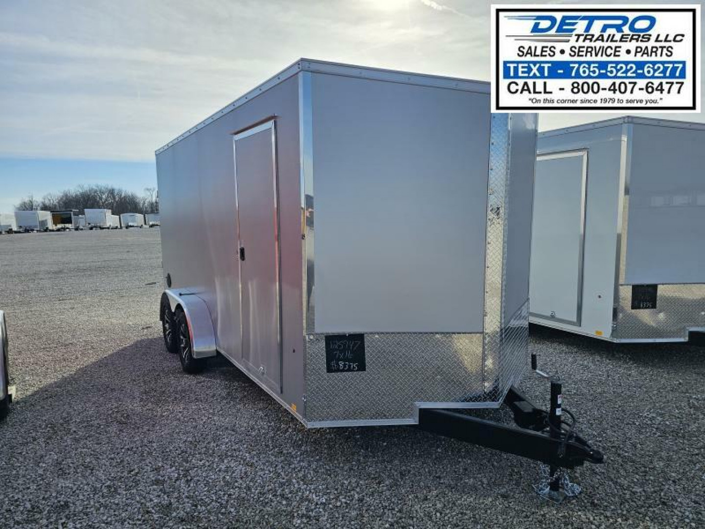 New 2025 Cargo Express XL SE 7' x 16' 7K V-nose Ramp Door Enclosed ...