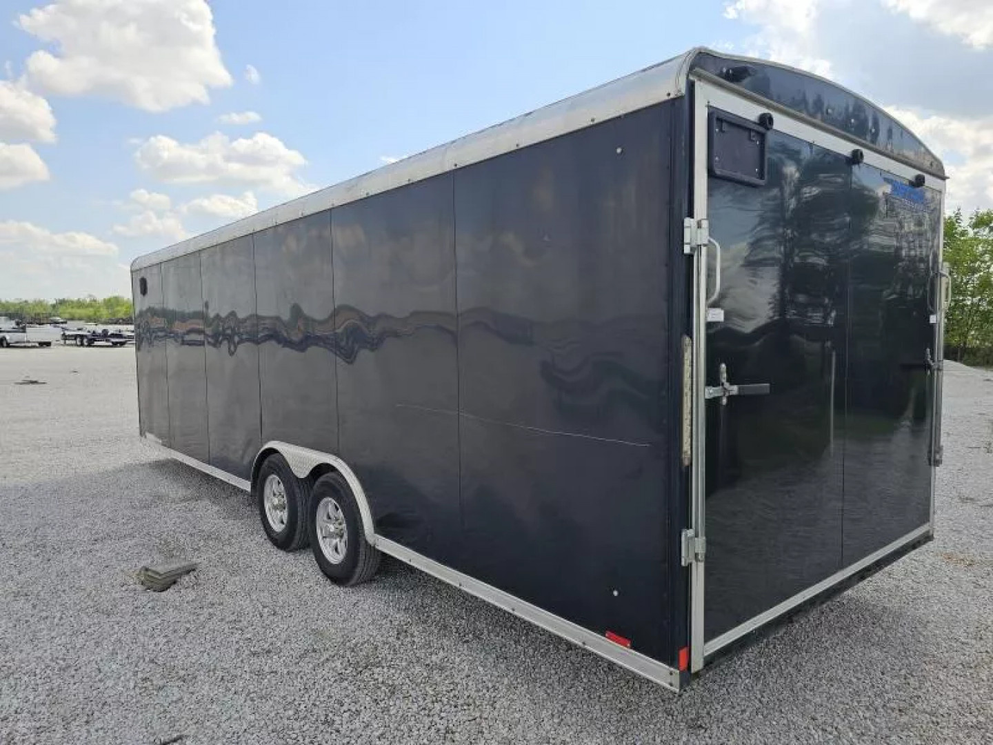 Used 2017 Cargo Express 8.5' x 24' 10K Ramp Door Enclosed Car Hauler Trailer