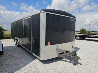 Used 2017 Cargo Express 8.5' x 24' 10K Ramp Door Enclosed Car Hauler Trailer for sale in ...