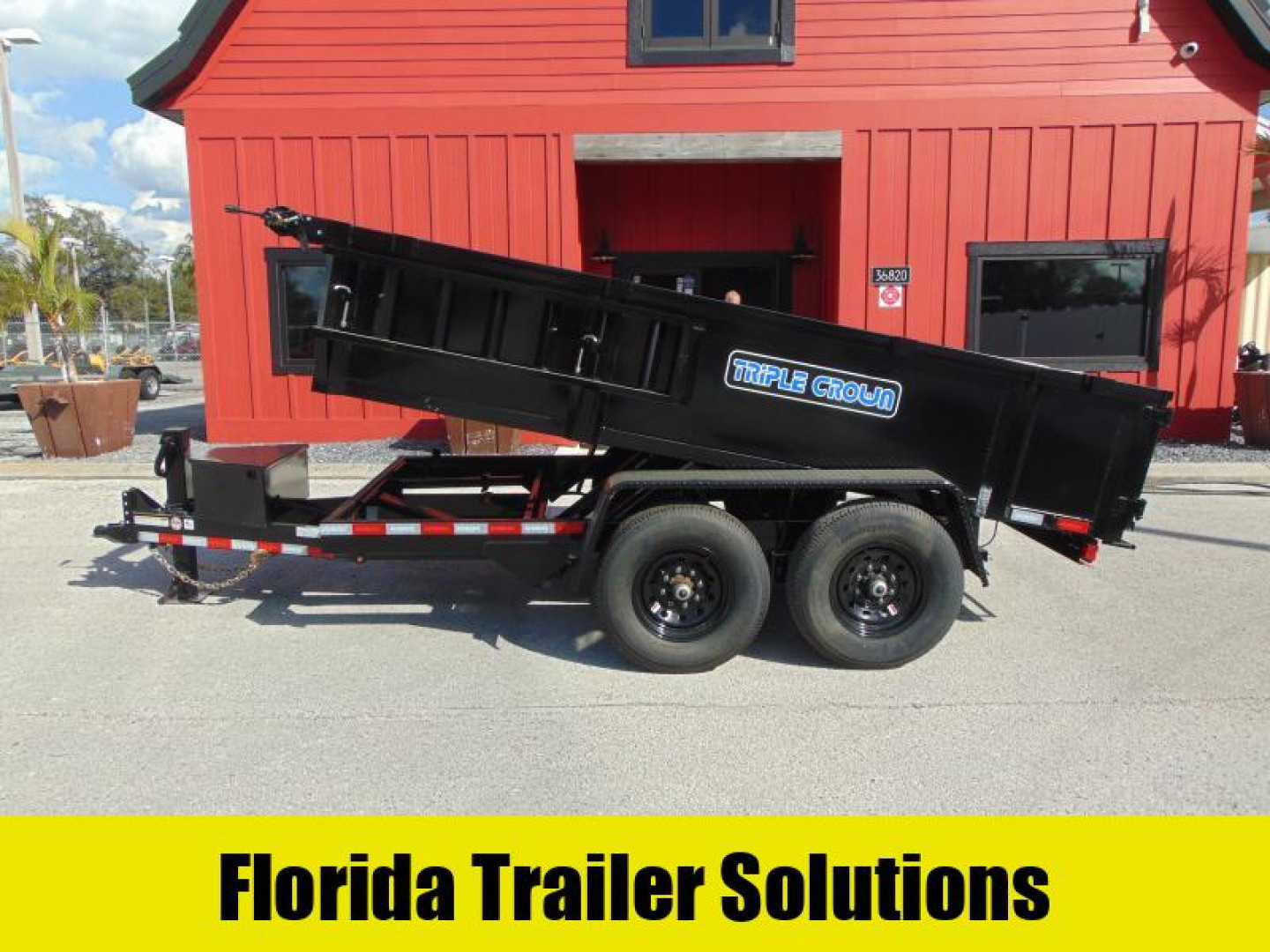 New New Triple Crown Trailers 6X12 HD Low Side 12K Dual Ram Dump ...