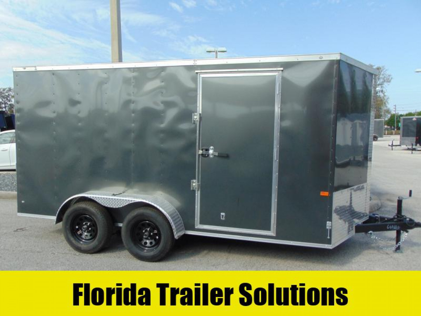 New New Rock Solid Cargo 7X14TA Enclosed Cargo Trailer w/6'6" Interior ...