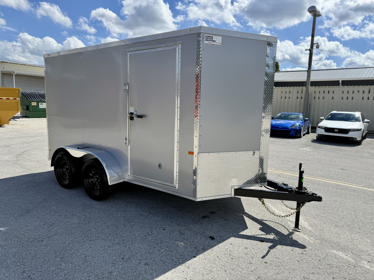 New New Rock Solid Cargo 6X12 Tandem Axle Enclosed Cargo Trailer w/.080 ...