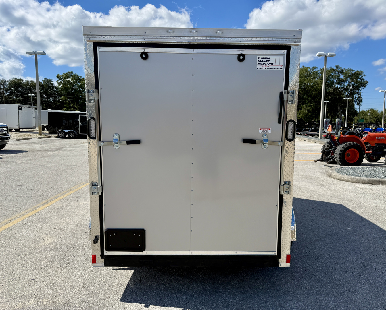 New New Rock Solid Cargo 6X12 Tandem Axle Enclosed Cargo Trailer w/.080 ...