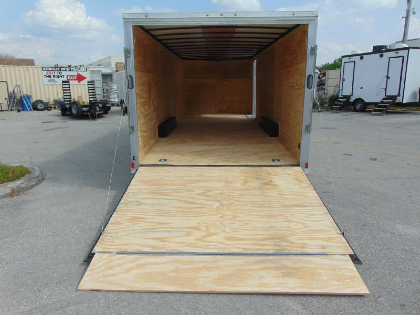 New New Rock Solid Cargo 8.5X24 10K Car / Racing Trailer for sale in ...