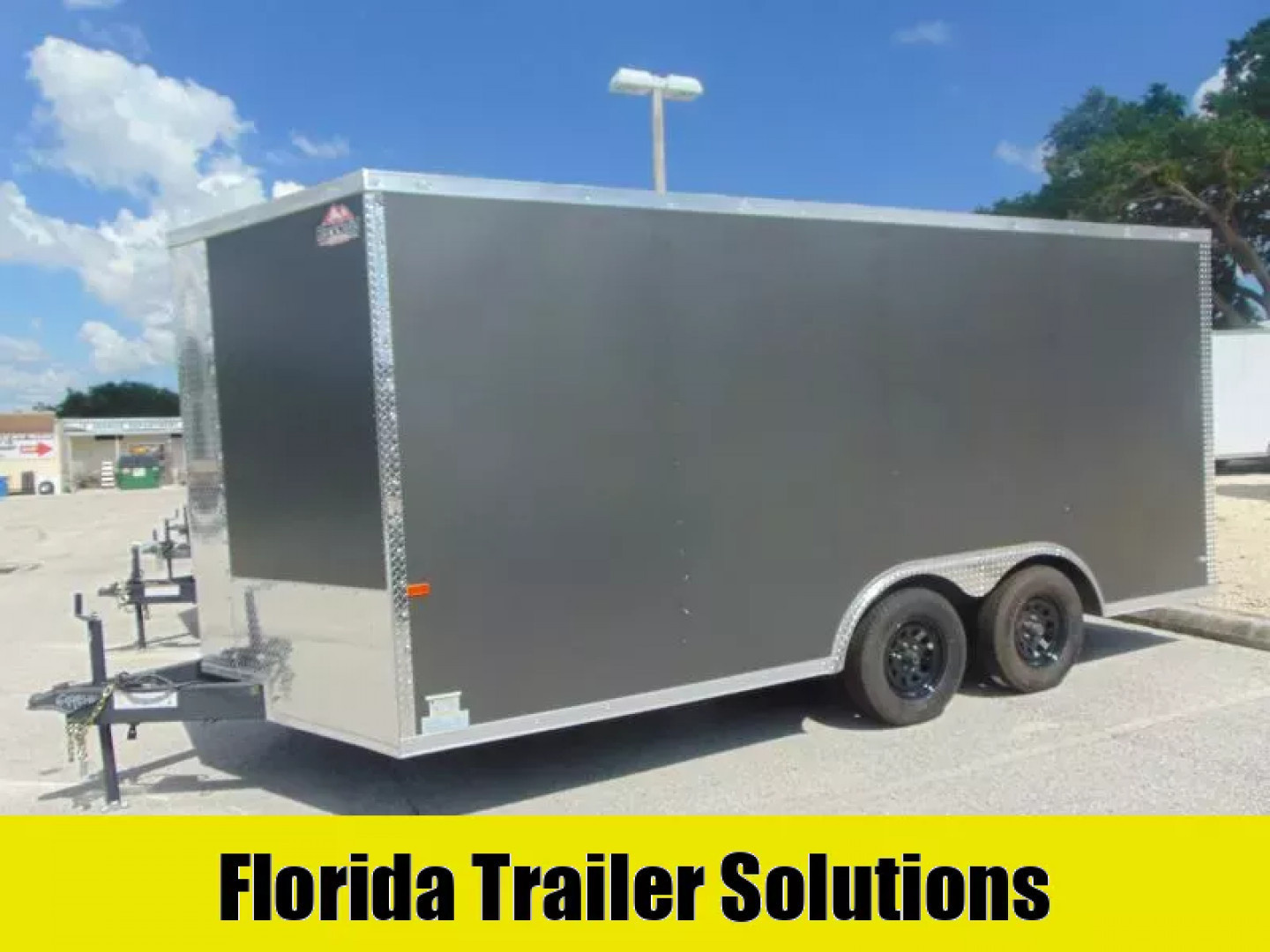 New New Rock Solid Cargo 8.5X16TA 7k Enclosed Cargo Trailer w/.080 ...