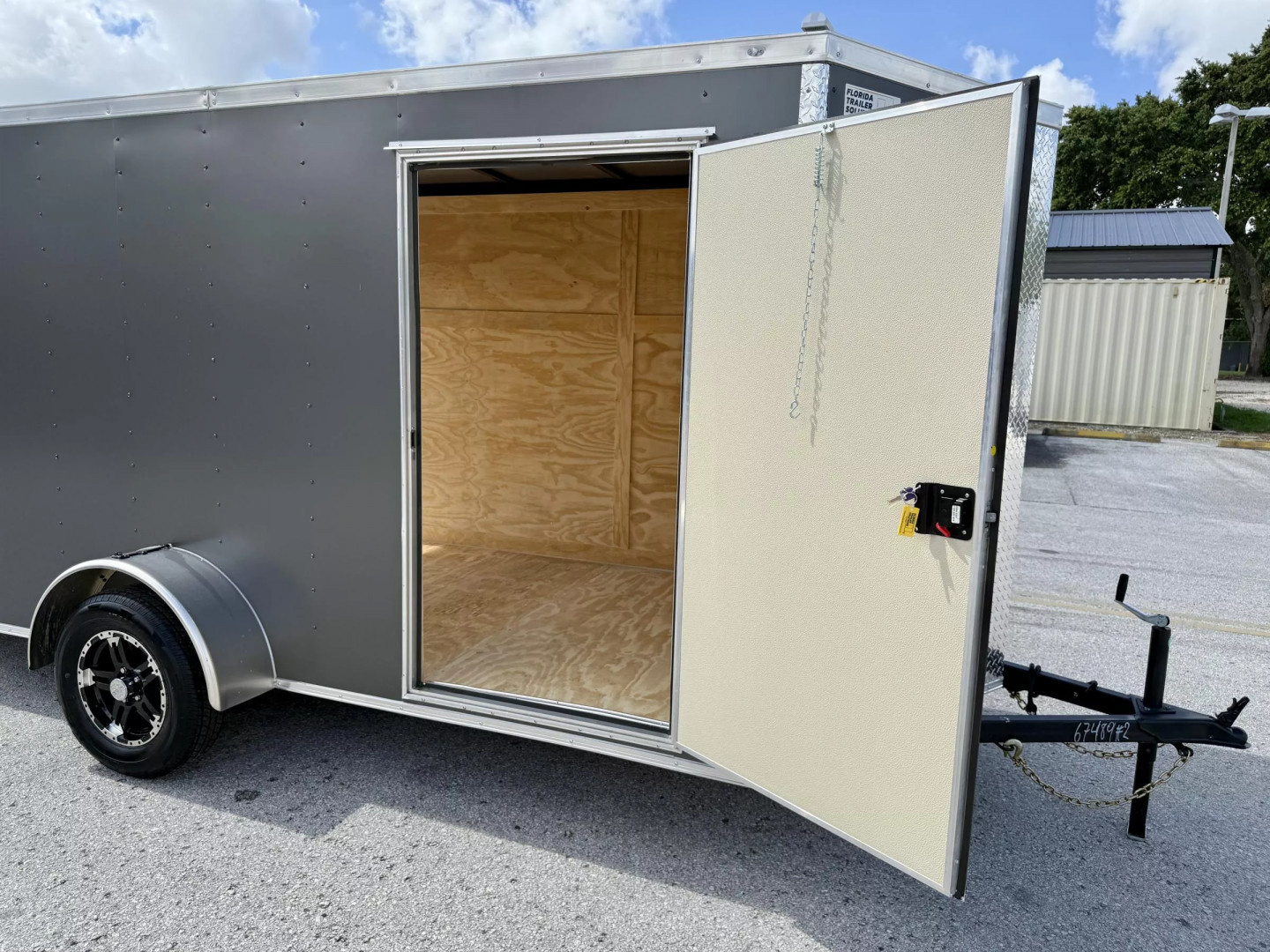 New New Rock Solid Cargo 6X12 Single Axle Enclosed Cargo Trailer w/.080 ...