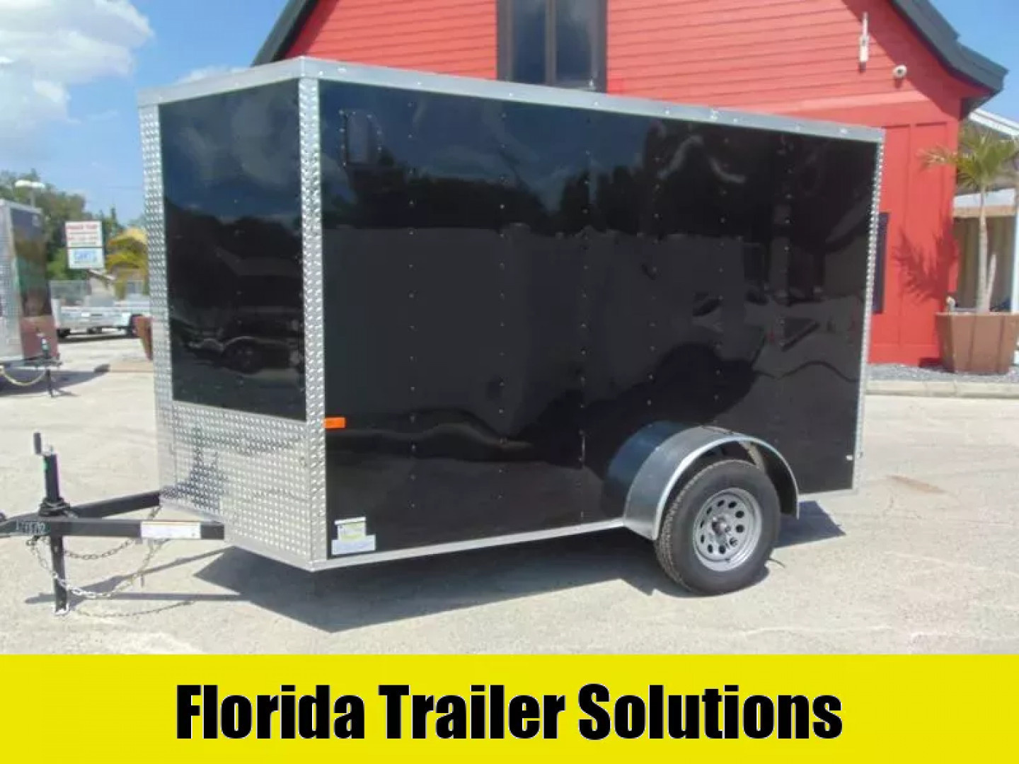 New New Rock Solid Cargo 6X10 Single Axle Enclosed Cargo Trailer w/.080 ...