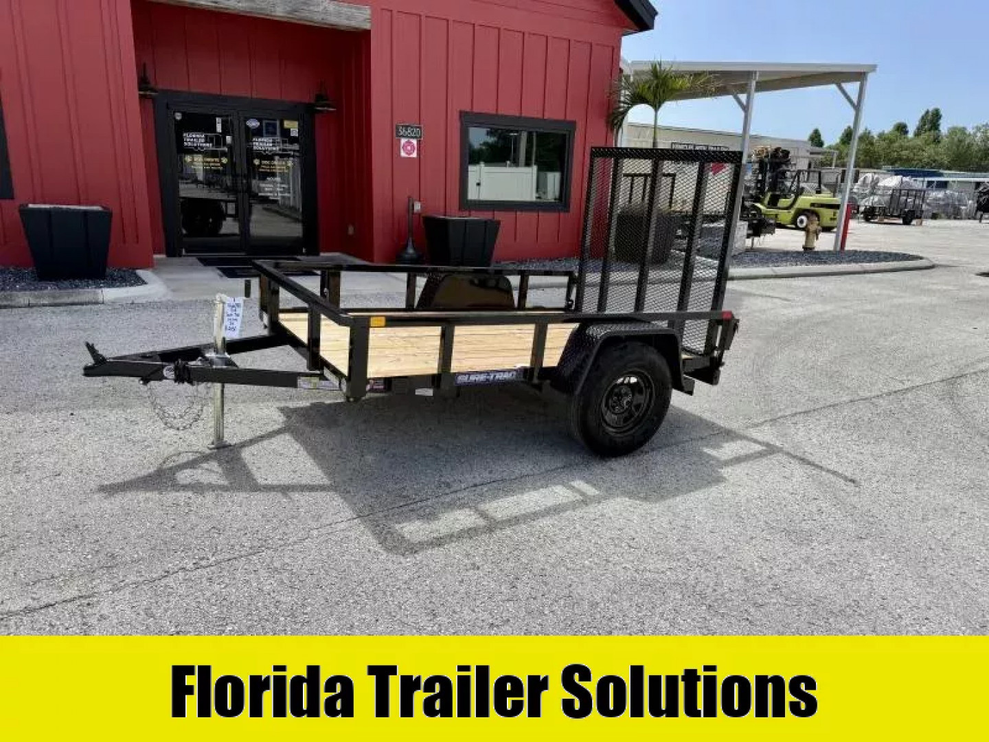 New 2025 Sure-Trac 5x8 Tube Top Utility 3K Utility Trailer