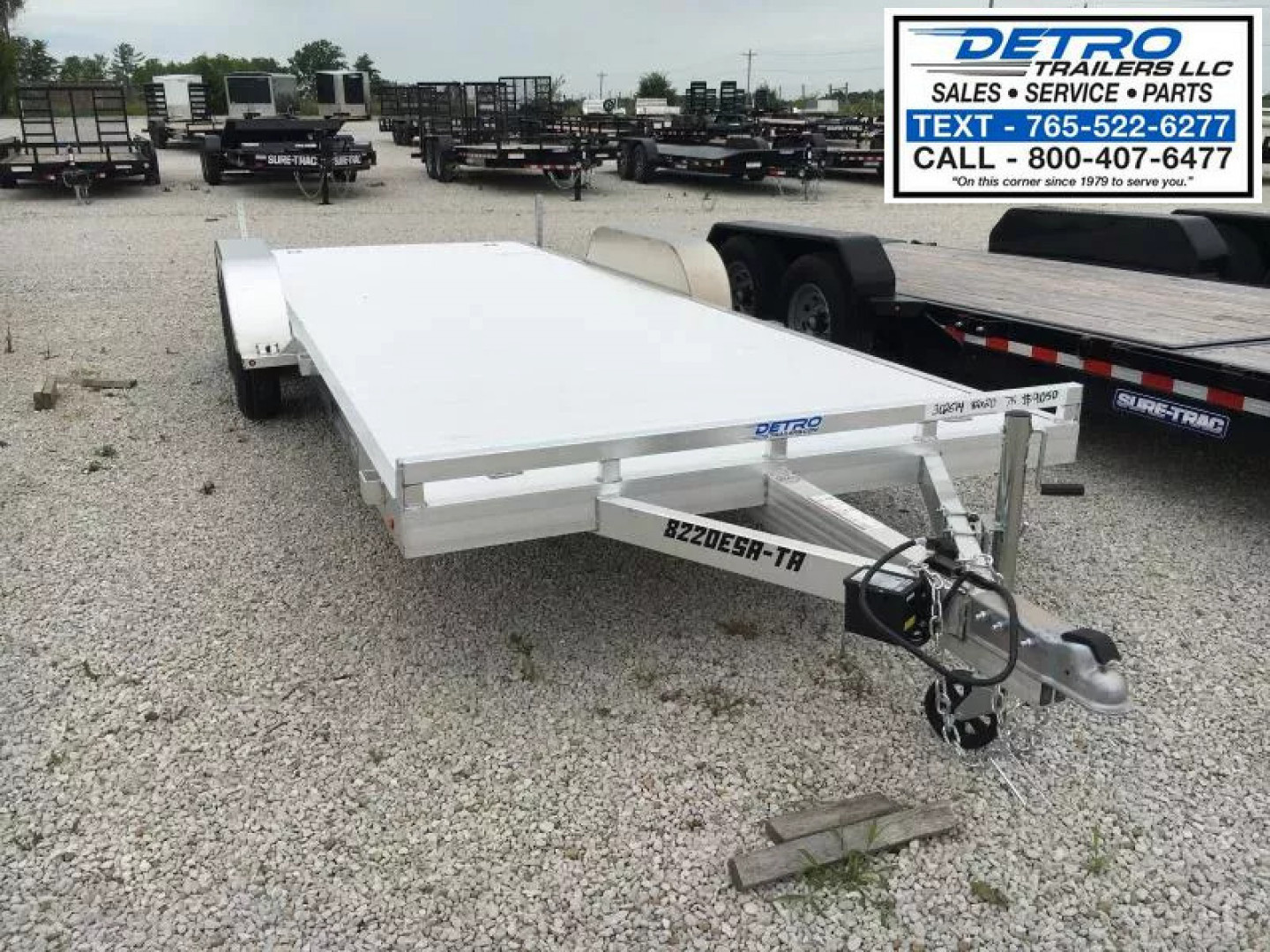 New 2026 Aluma 8220ESA-TA-EL-R-RTD (Rear Ramps) 7K Torsion Axle Car ...