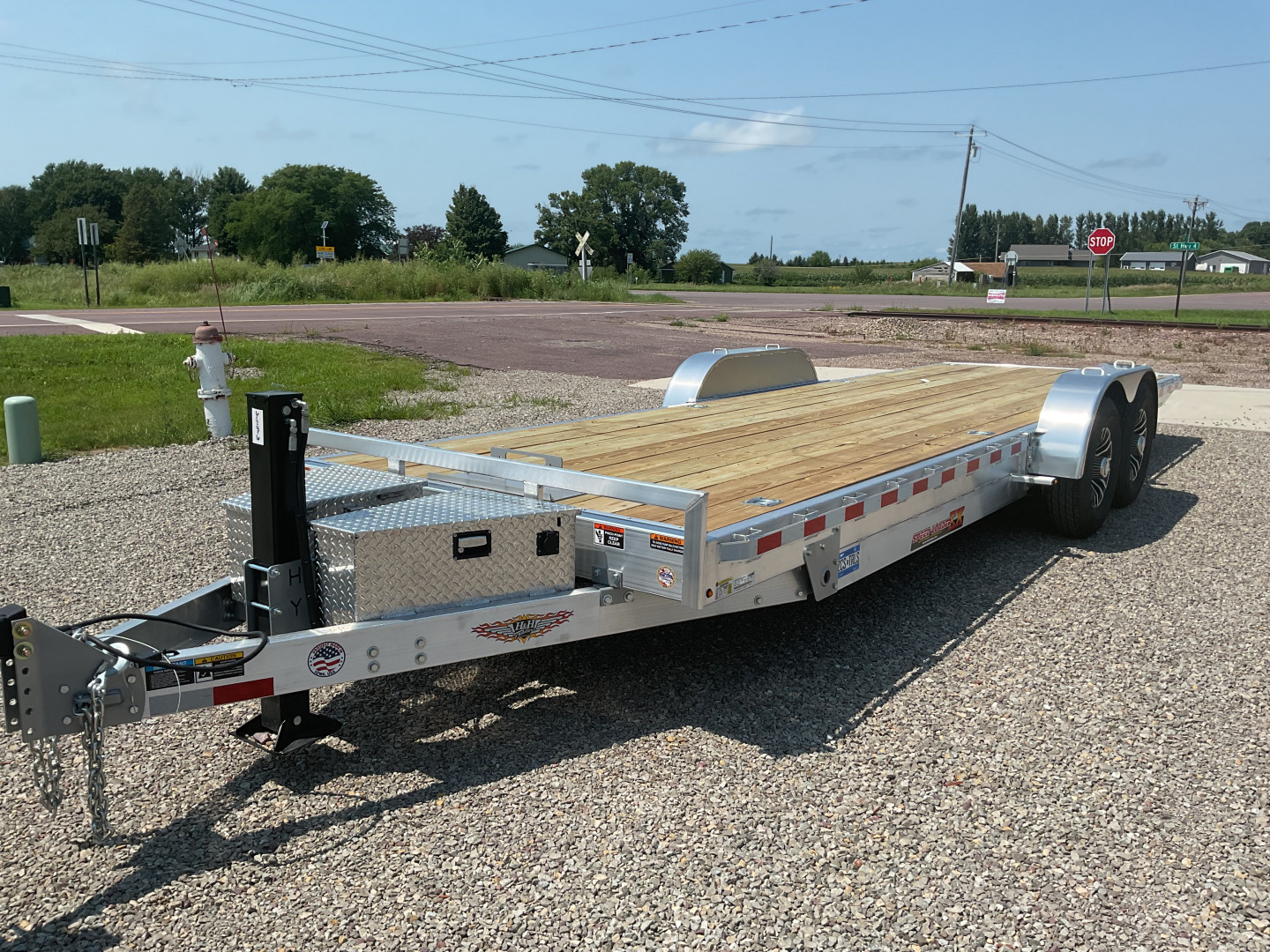 New 2025 H&H Trailers H8224EXLA-140 Car Hauler