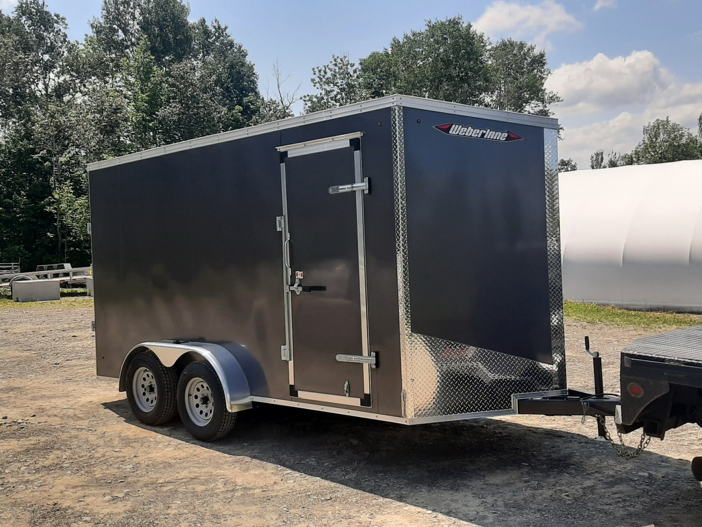 New 2025 Weberlane 14' x 7' Weberlane Steel Enclosed Tandem Cargo ...
