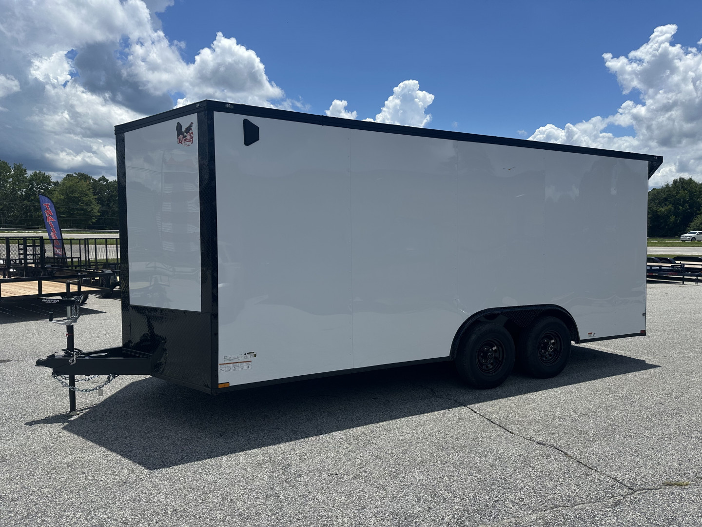 New 2025 8.5X18 10K QUALITY CARGO TANDEM AXLE ENCLOSED TRAILER WITH ...