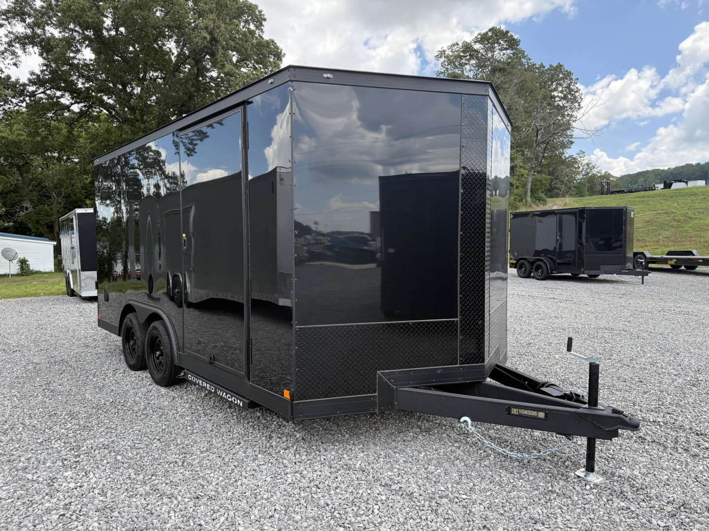 New 2025 Covered Wagon Trailers 8.5X16 TA2 BO POLY 7' Cargo / Enclosed ...