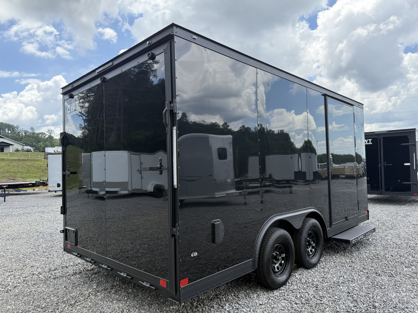 New 2025 Covered Wagon Trailers 8.5X16 TA2 BO POLY 7' Cargo / Enclosed Trailer