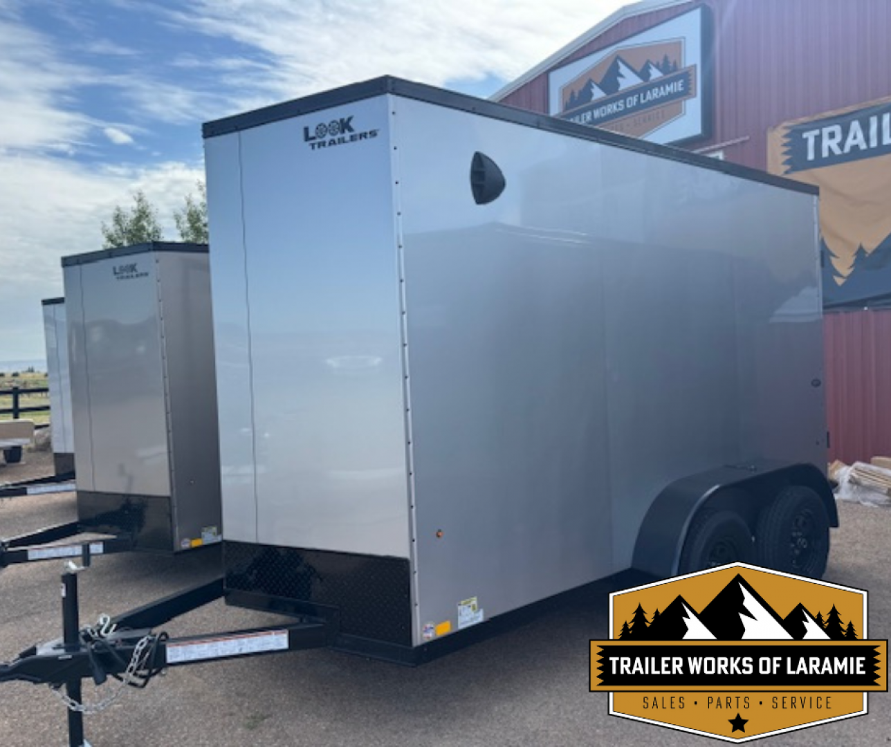 New 2026 Look Trailers 6x12 TA 7K Cargo / Enclosed Trailer- Silver- 6 ...