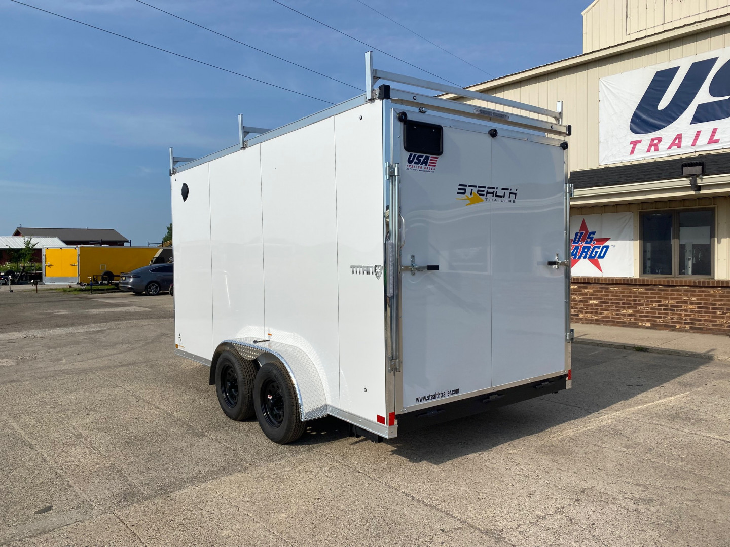 New 2025 Stealth Trailers Titan 7x14 Tandem Axle Cargo / Enclosed ...