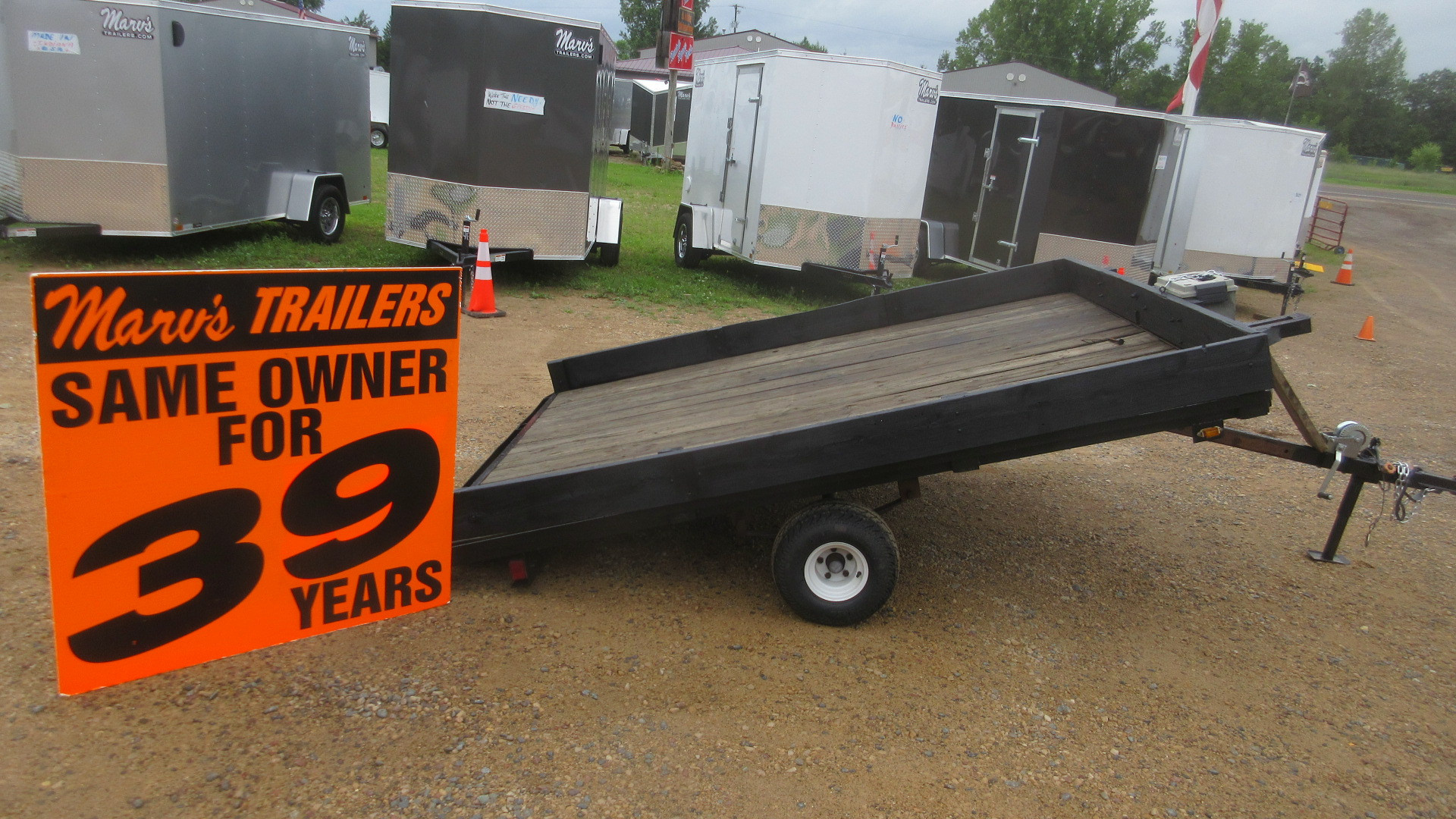 Used 1997 Homemade Tilt Utility Trailer