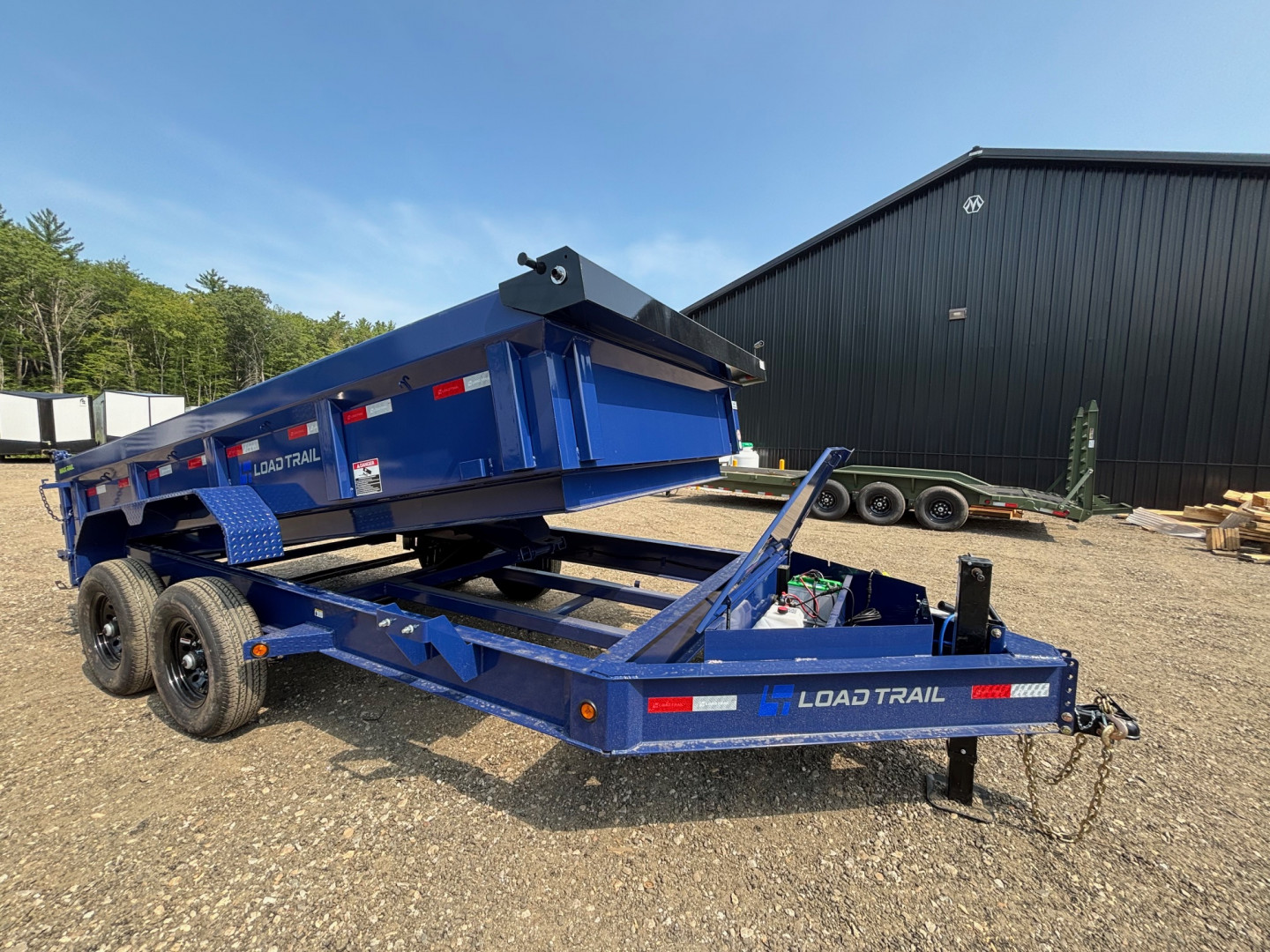 New 2026 Load Trail 7x14 Dump Trailer-HD / 24" Sides/ 10" I beam frame ...