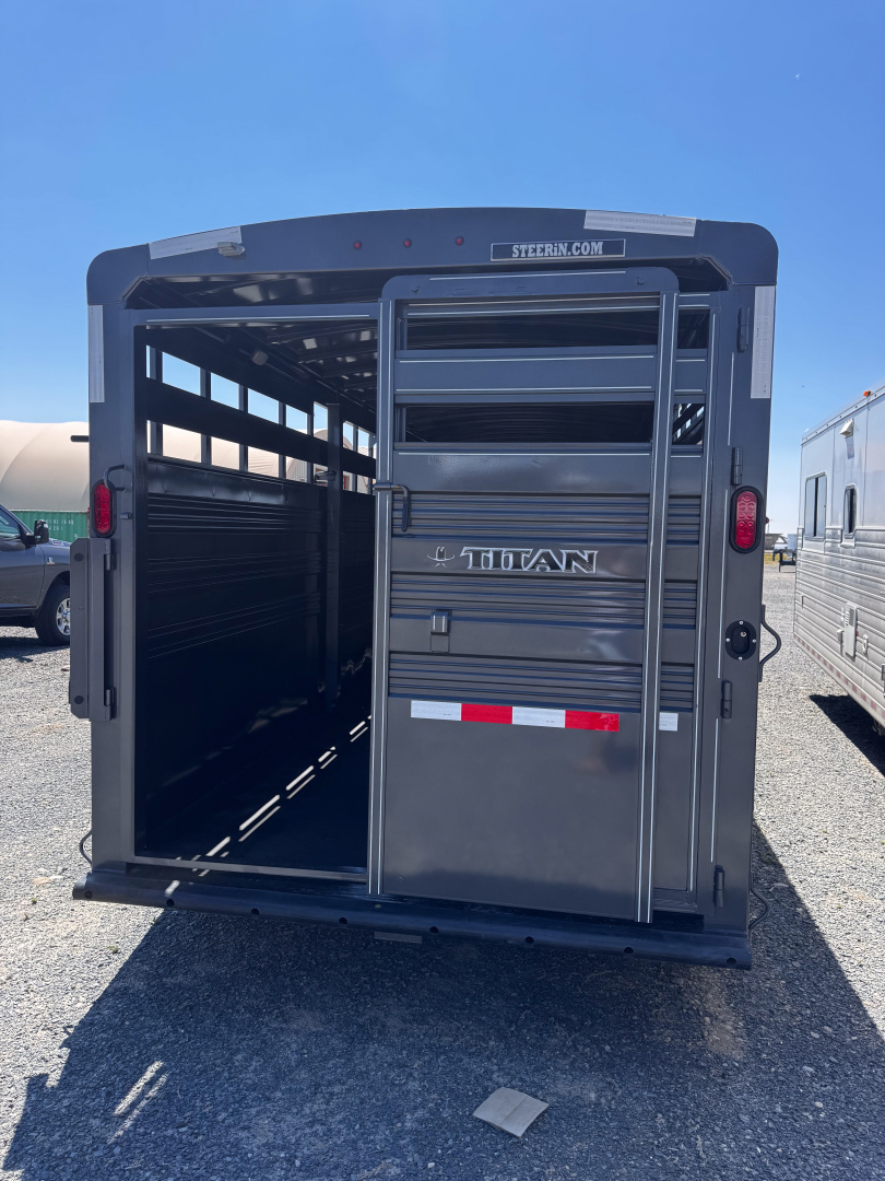 New 2025 Titan 24' Stock Trailer for sale in Three Forks, MT