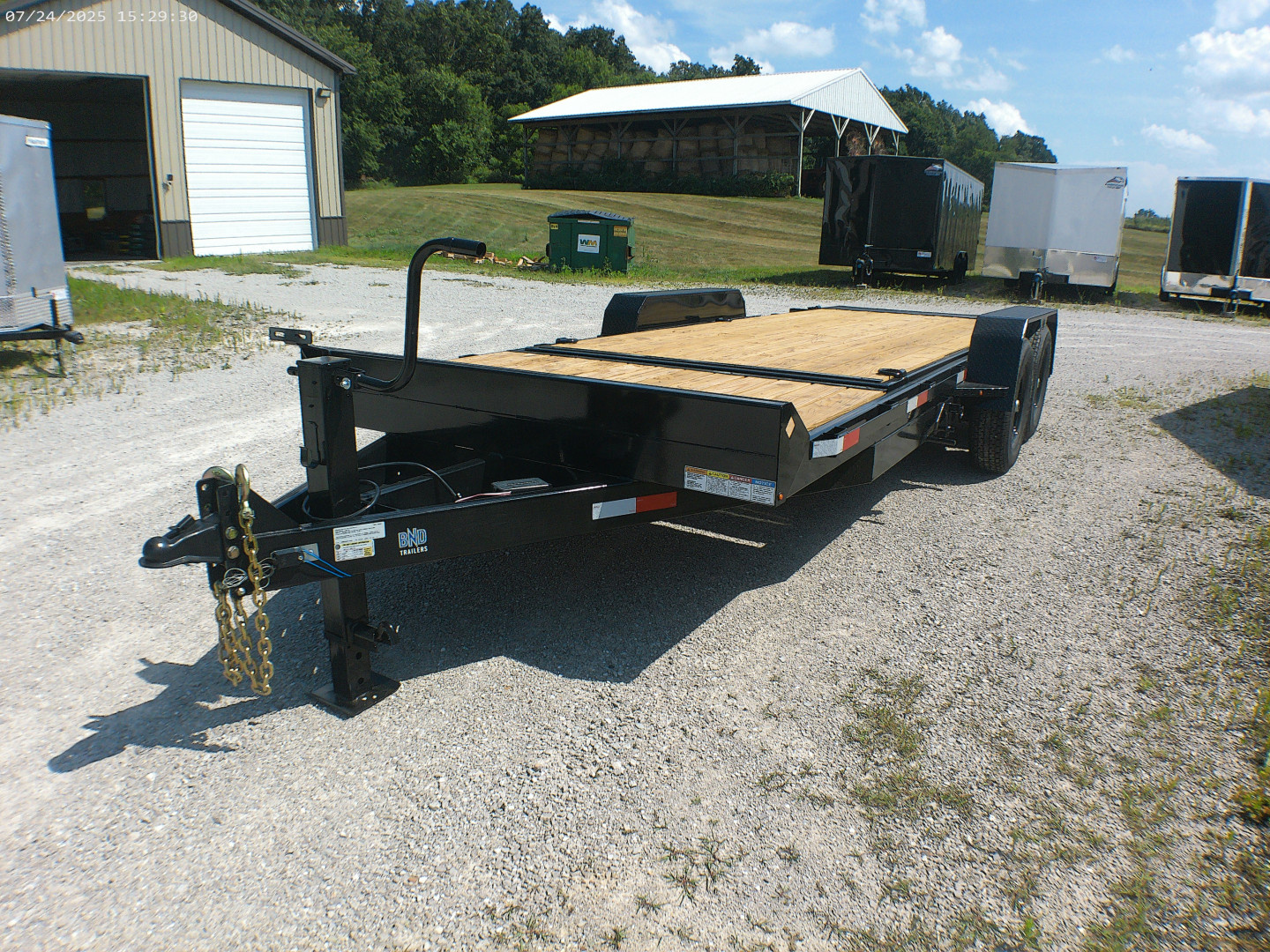 New 2025 BND Trailers 7x20 Tilt Utility Trailer