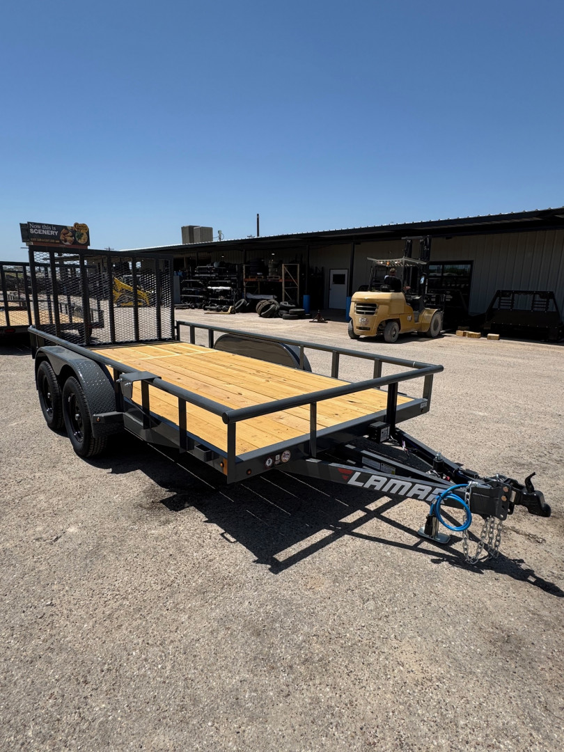 New 2026 Lamar Trailers 77X14 7K Utility Trailer