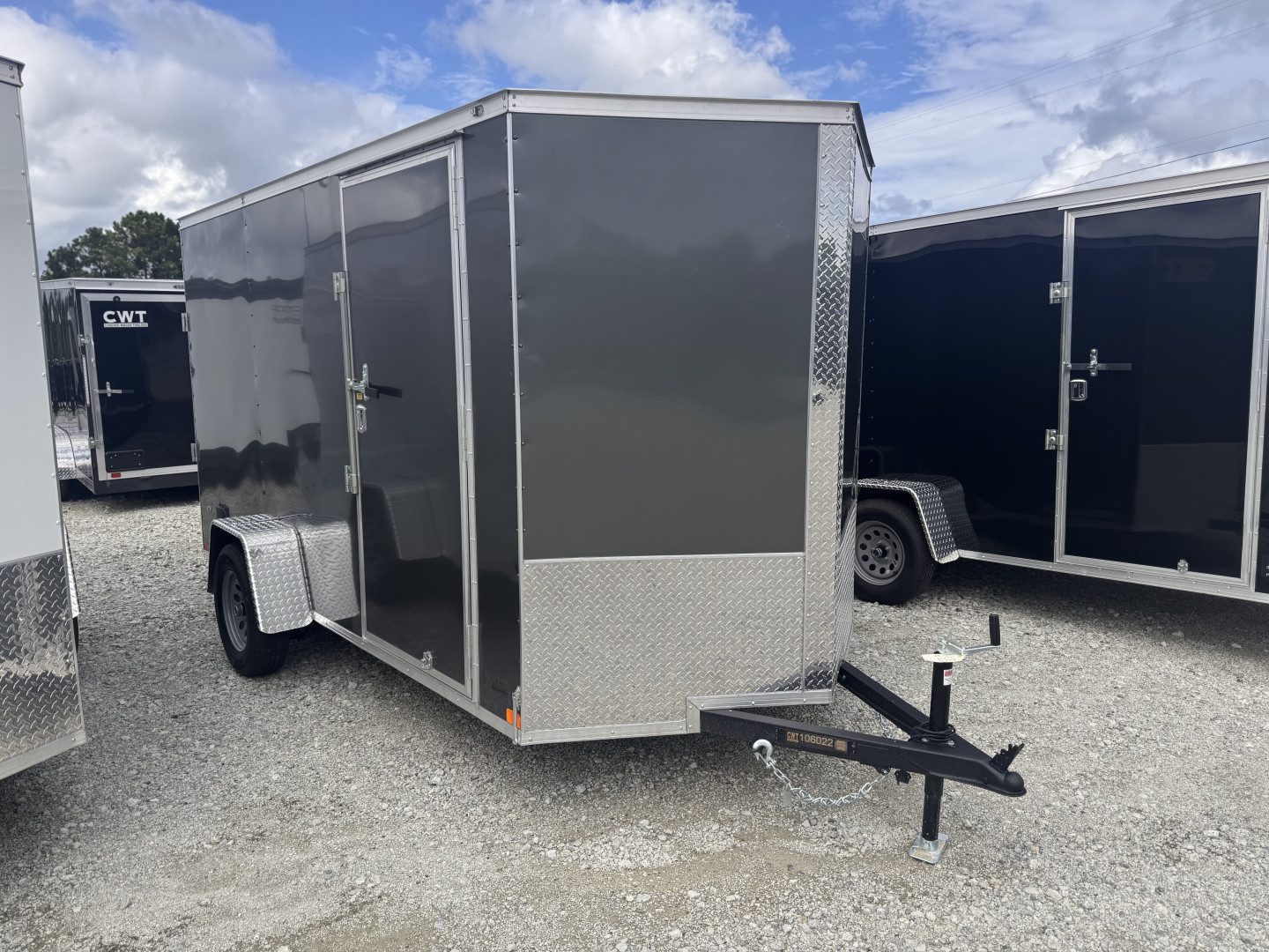 New 2026 Covered Wagon Trailers 6X12 Single Axle Enclosed Trailer