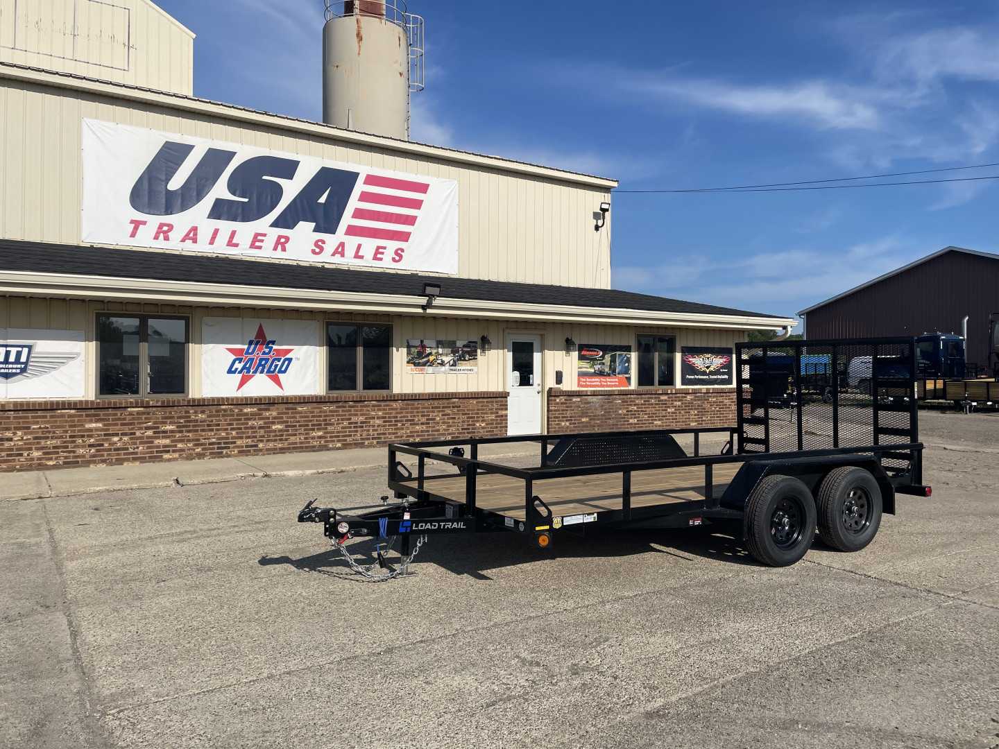 New 2025 Load Trail 83x14 Tandem Axle Rail Side 7K Landscape Trailer